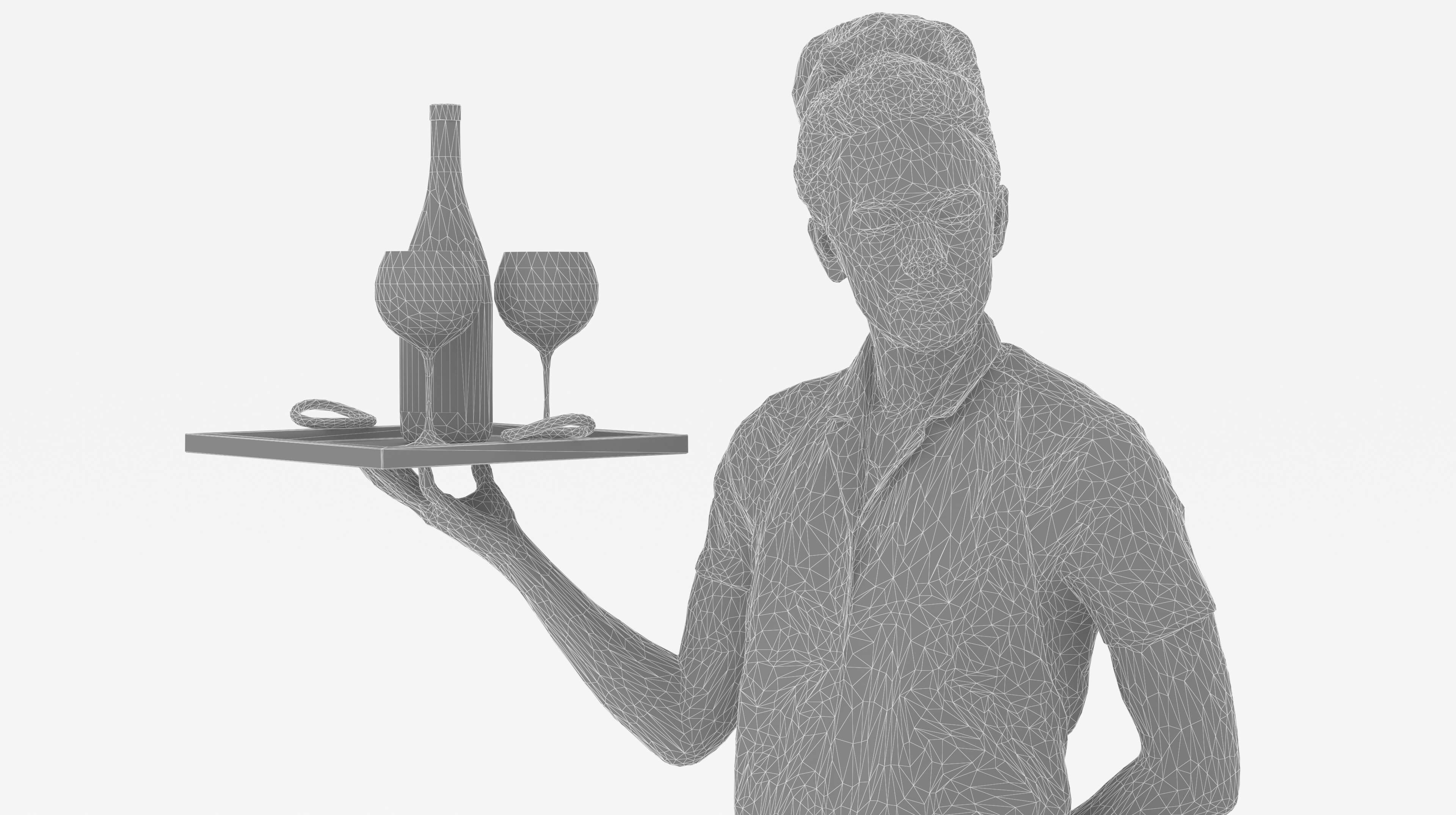 Sommelier 4K - 3D Model by Pictorer