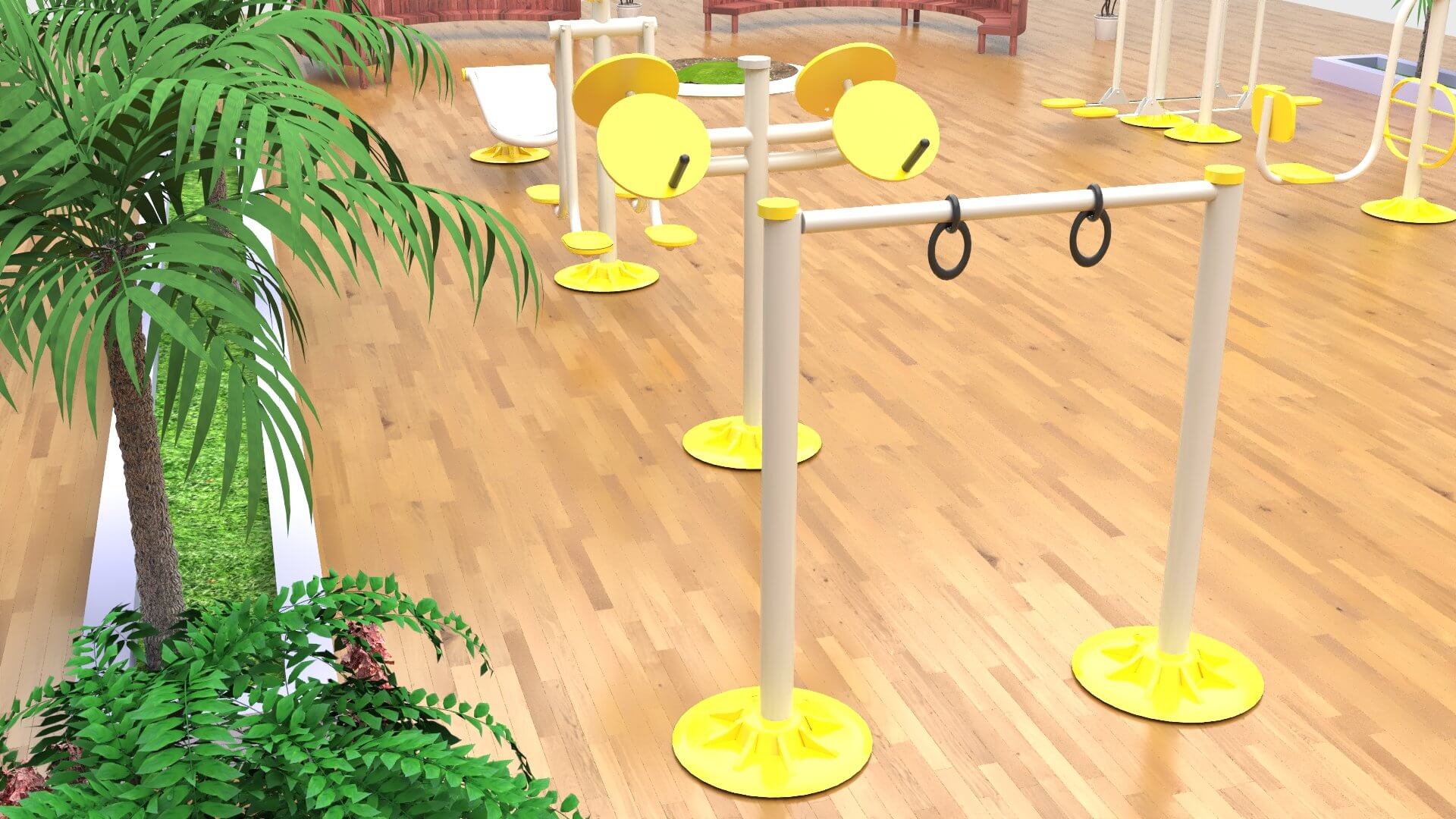 Exercise Park - 3D Model by Pictorer