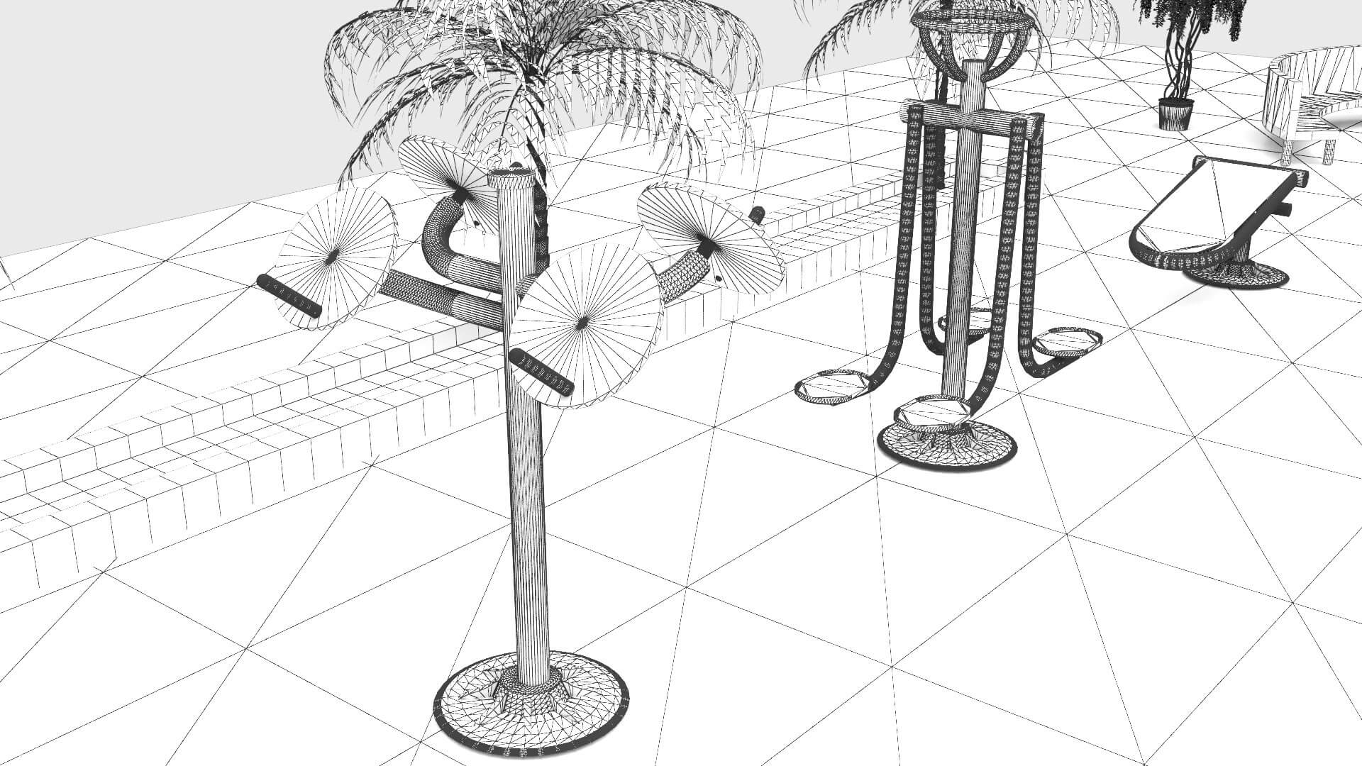 Exercise Park - 3D Model by Pictorer