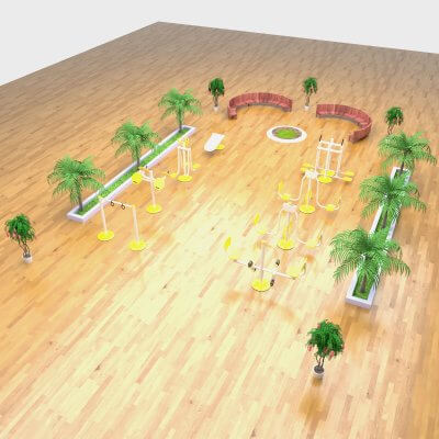 3D Models | Exercise Equipment | Parks | RenderHub