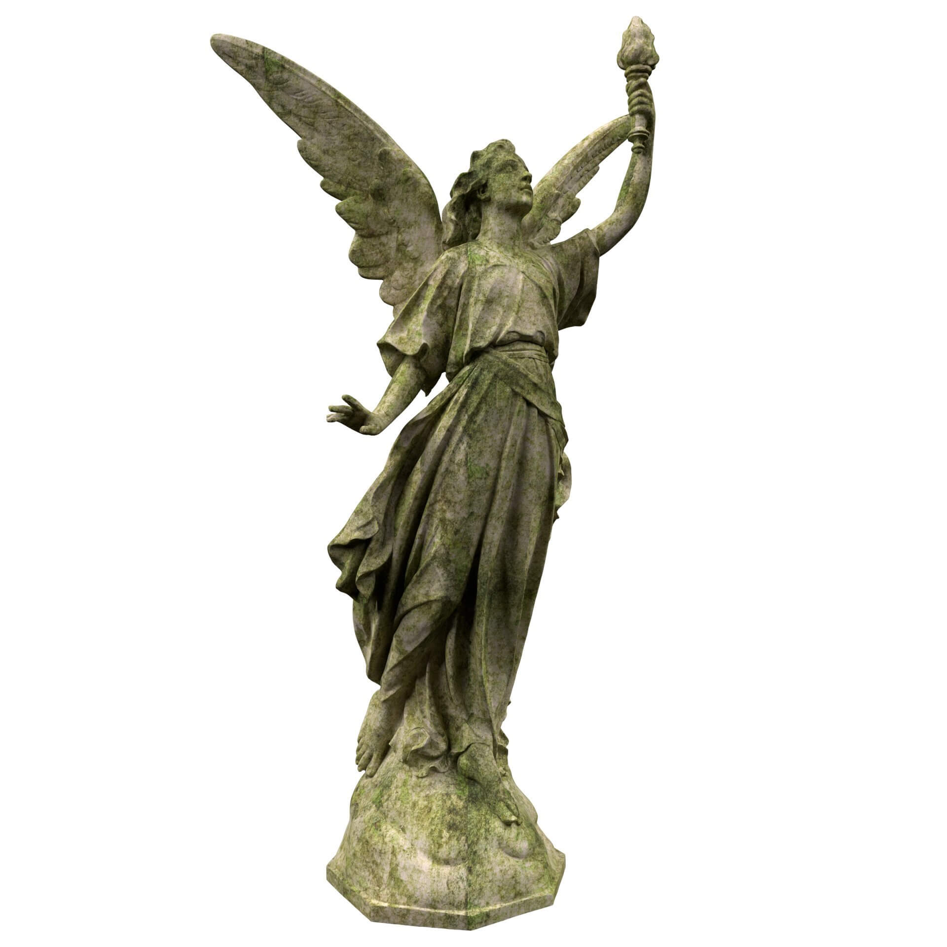 Statue of Lady Geo - 3D Model by Pictorer