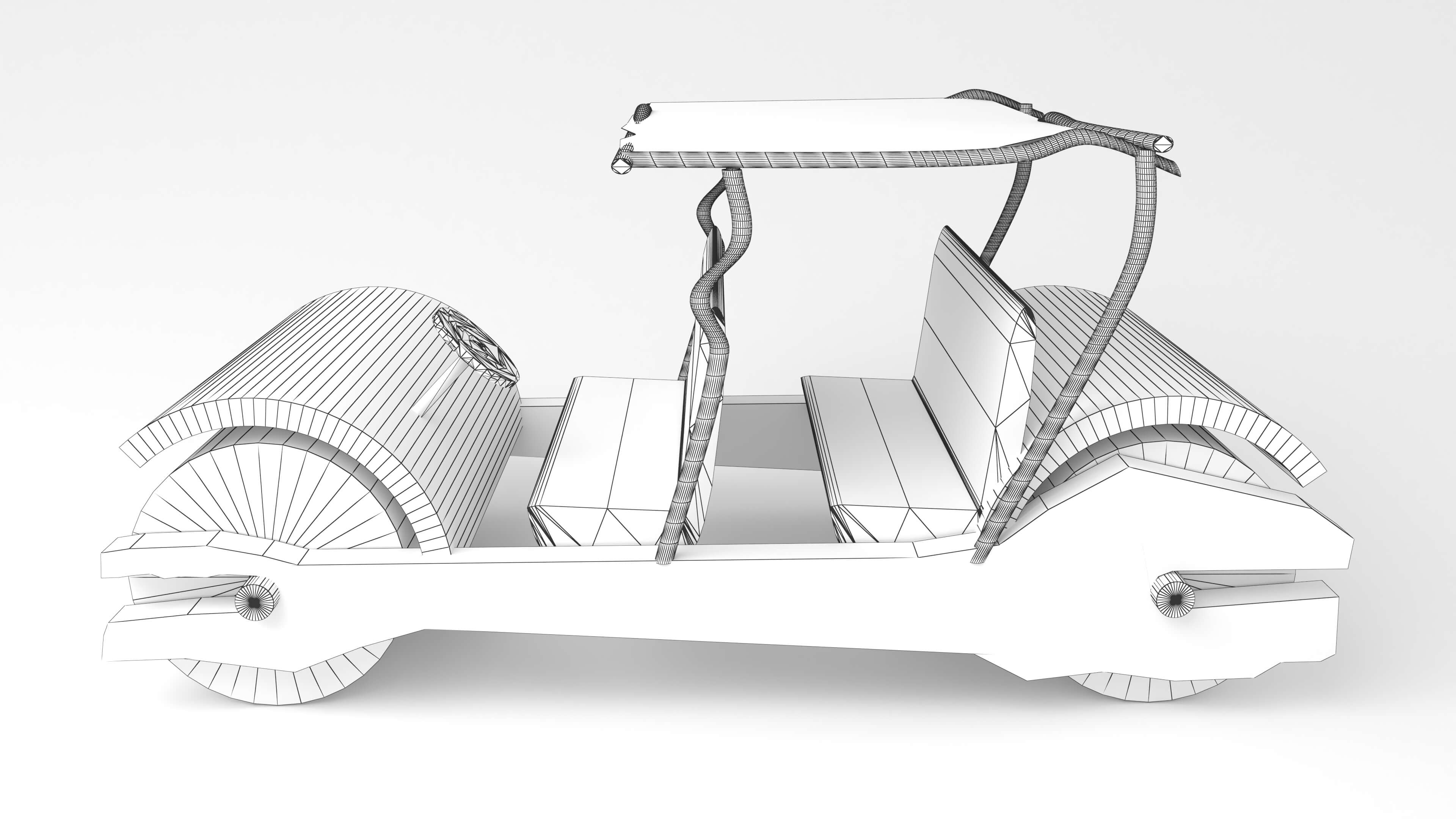 Stone Age Car 4K - 3D Model by Pictorer