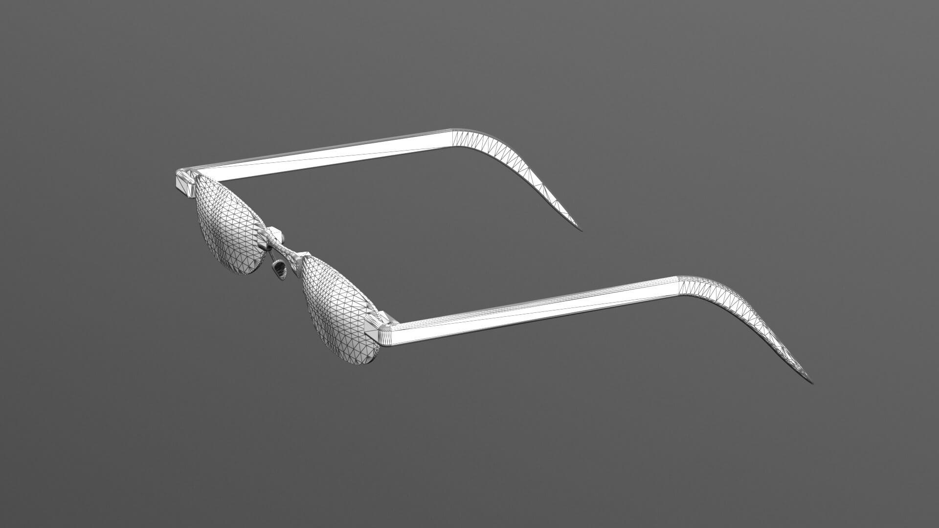 Sportive Sunglass - 3D Model by Pictorer