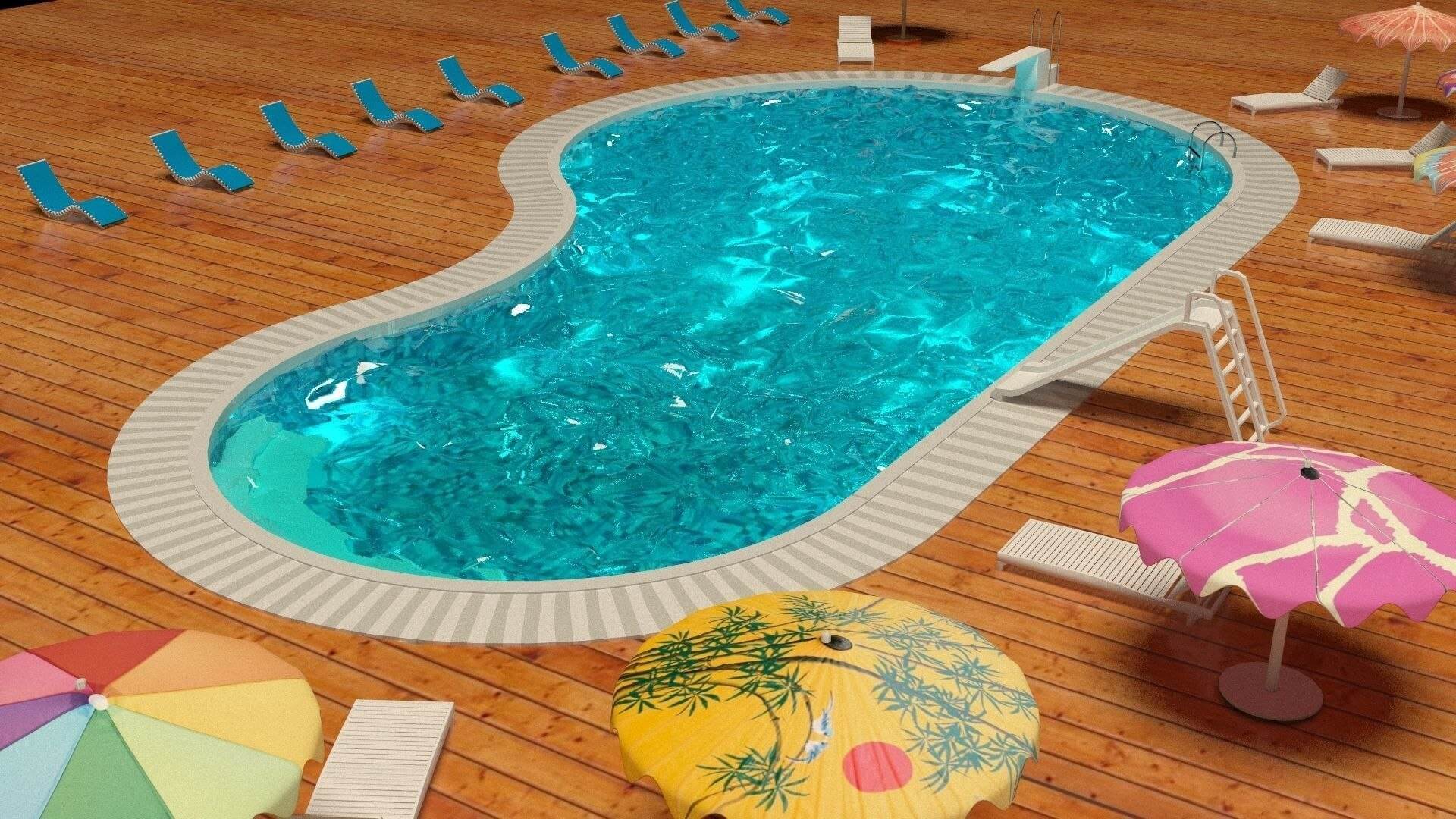Swimming Pool - 3D Model by Pictorer