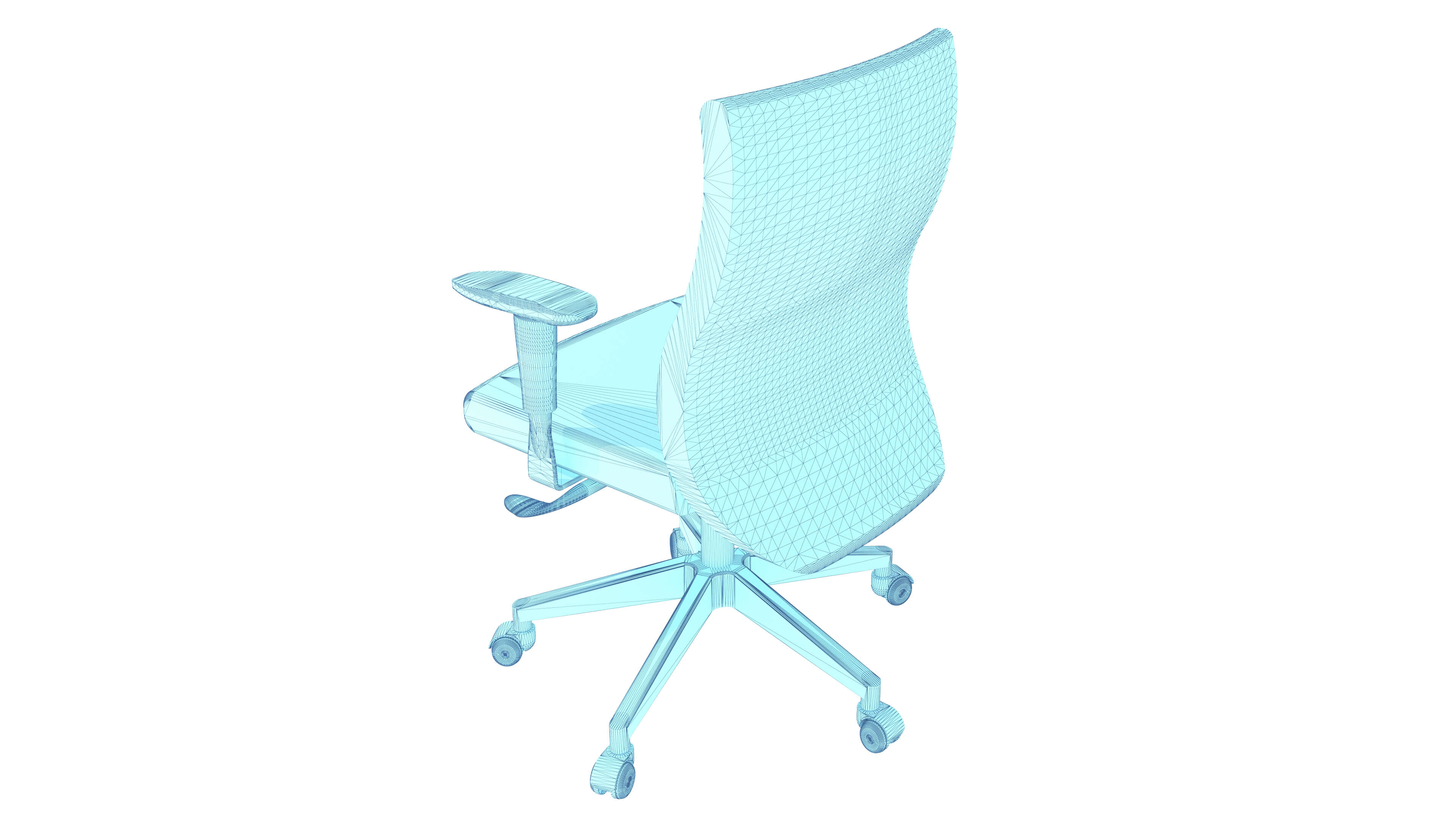 Office Task Chair - 3D Model by Pictorer