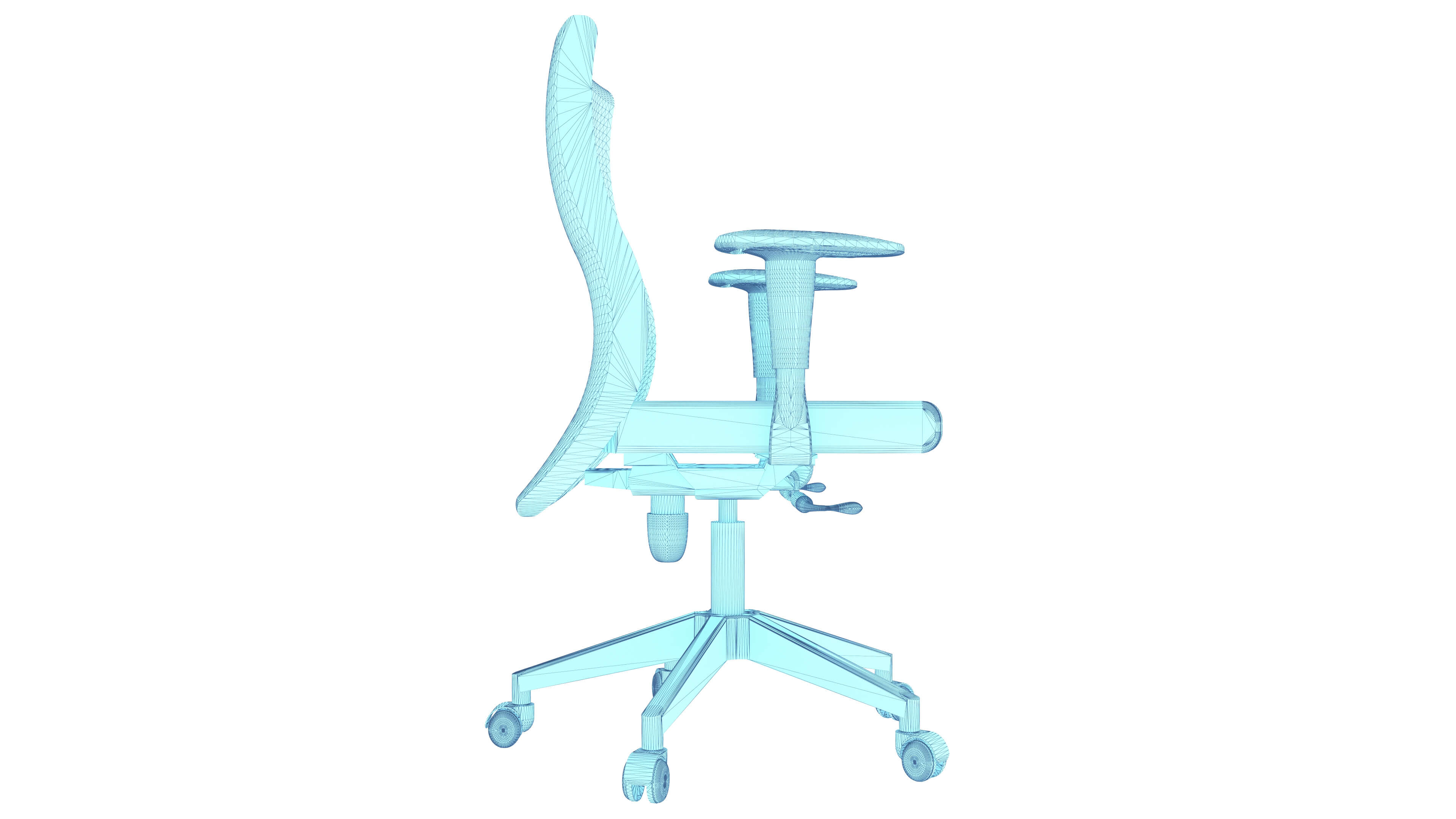 Office Task Chair - 3D Model by Pictorer