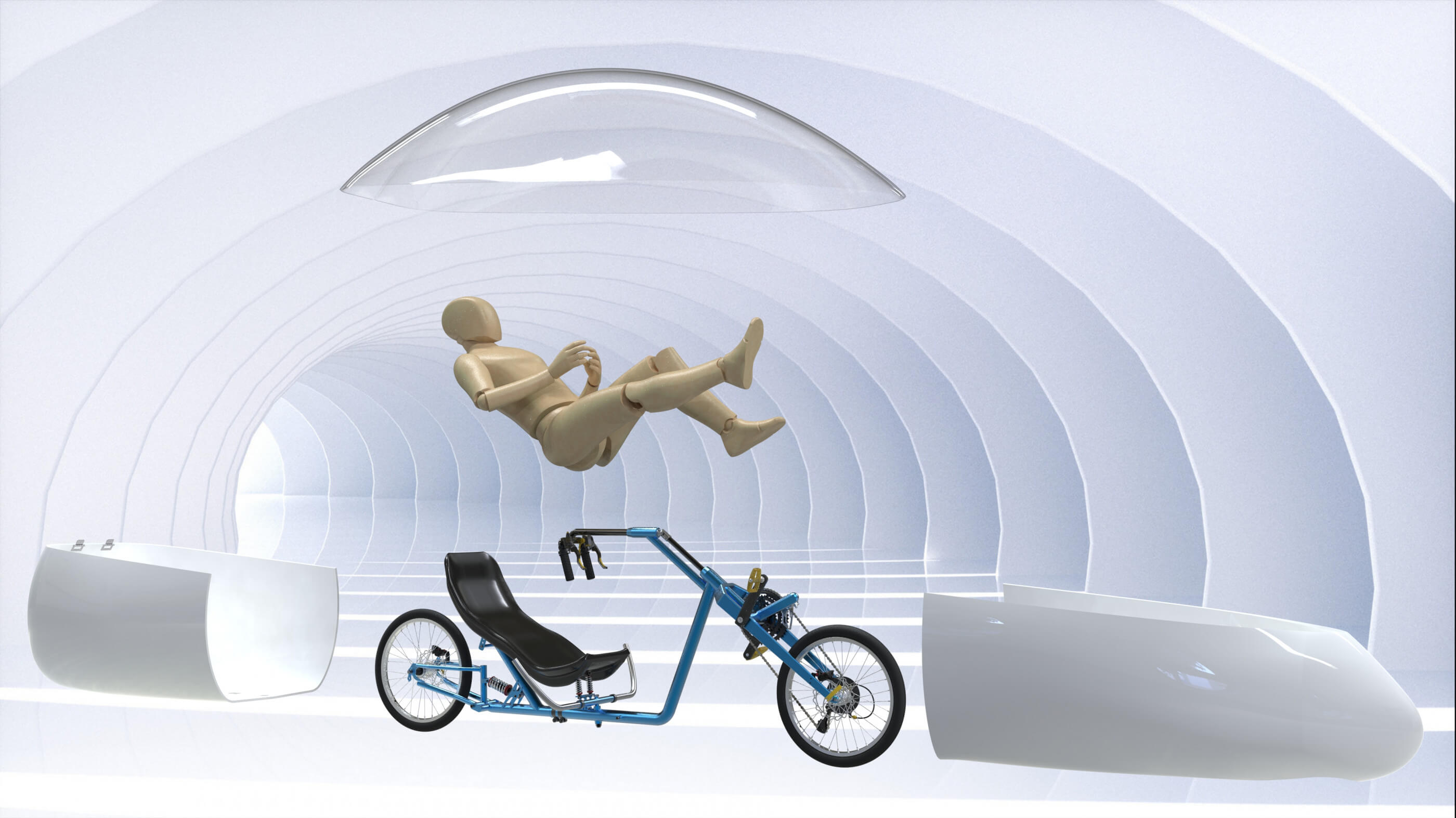 T-Bike Velocar 4K 3D Model by Pictorer