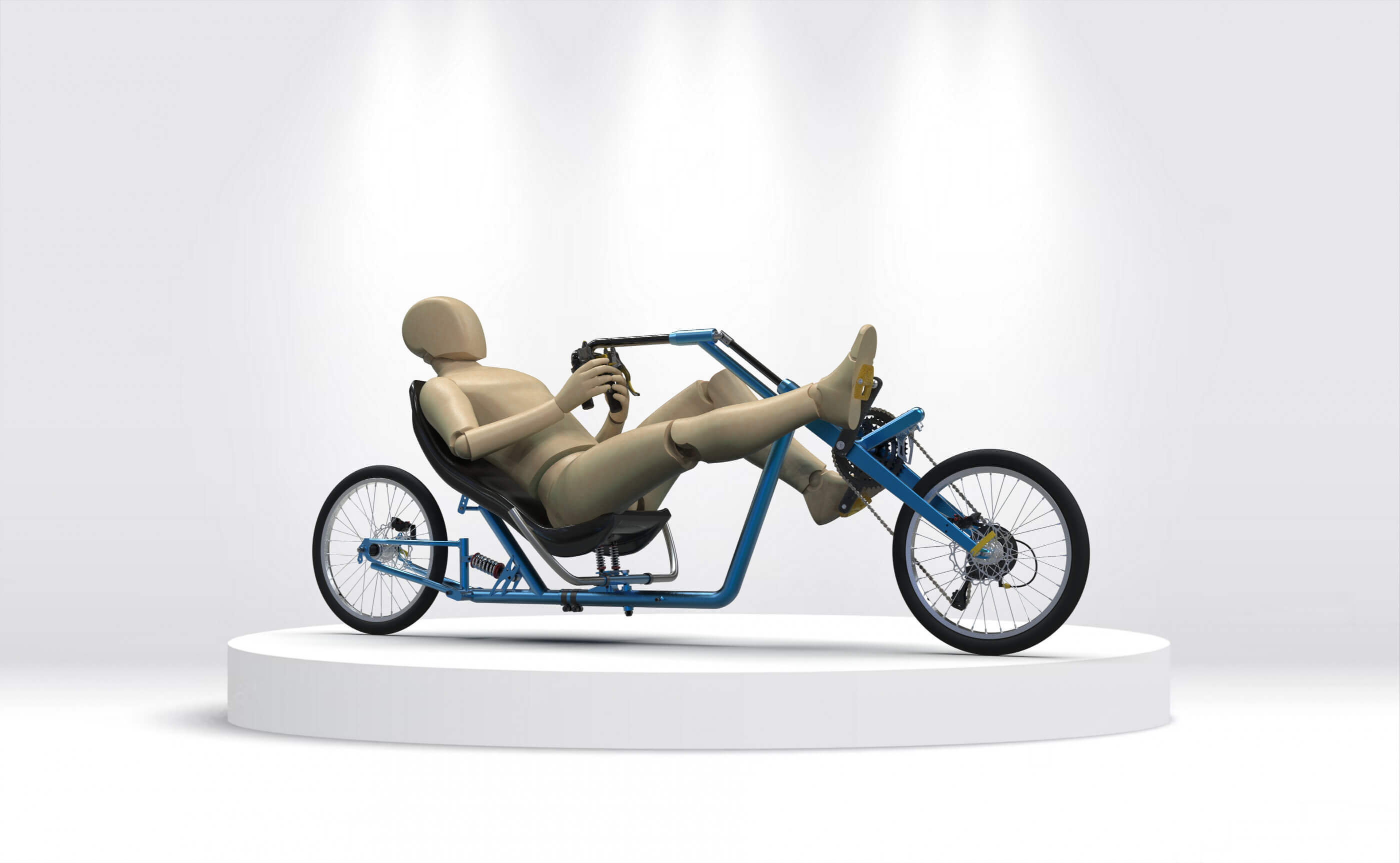 T-Bike Velocar 4K 3D Model by Pictorer