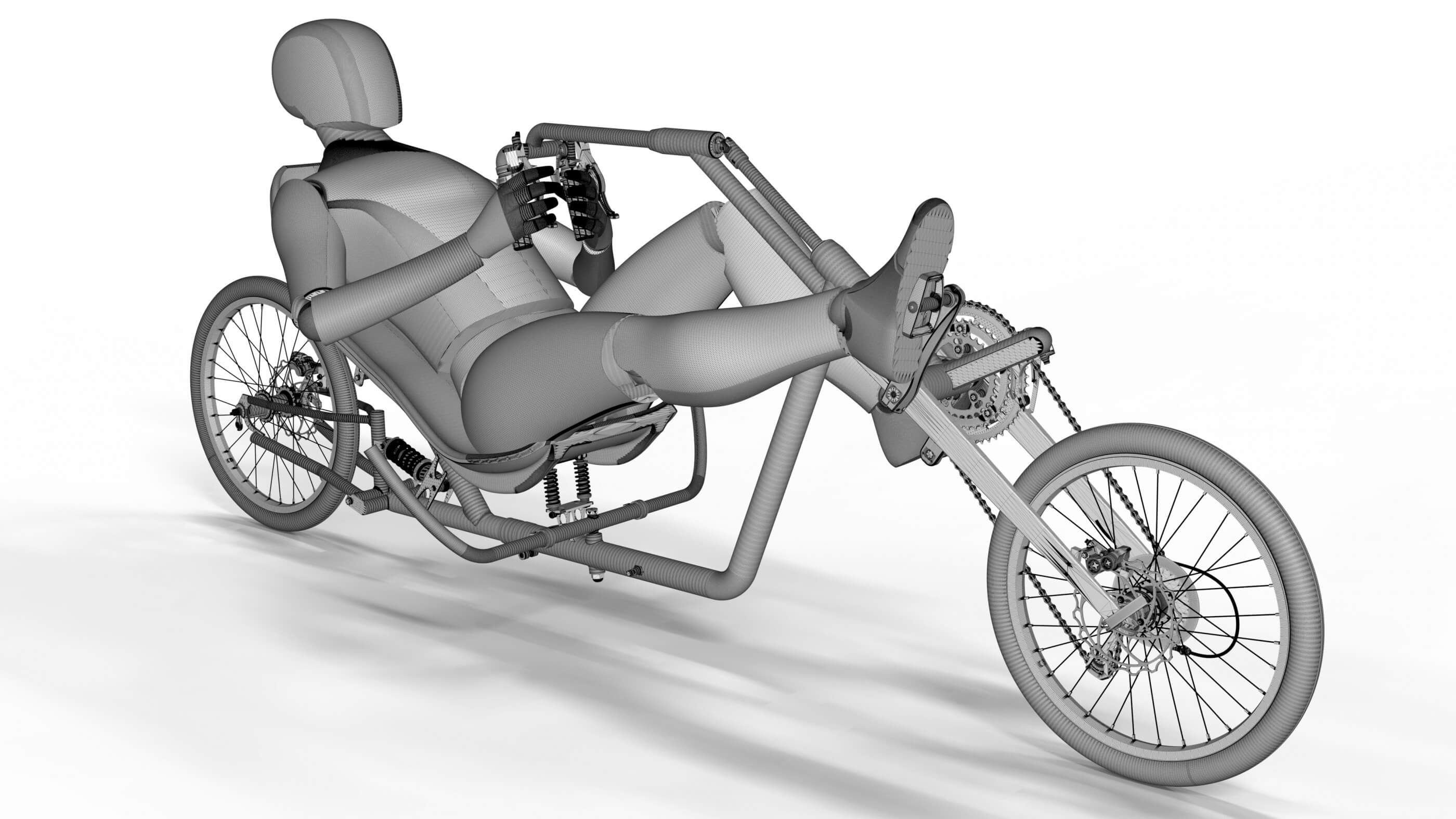 T-Bike Velocar 4K 3D Model by Pictorer