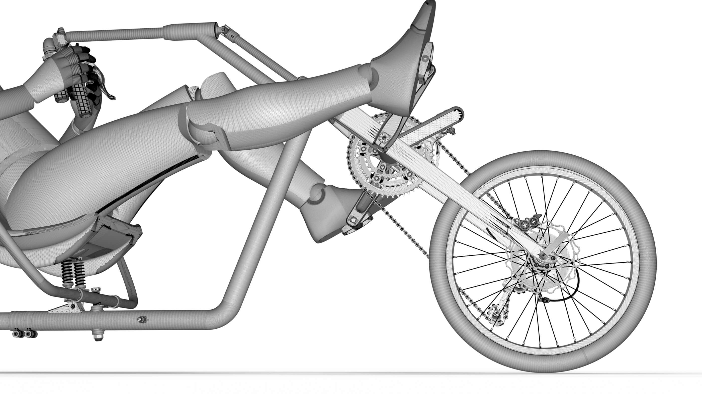 T-Bike Velocar 4K 3D Model by Pictorer
