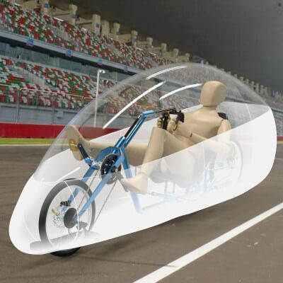 T-Bike Velocar 4K 3D Model by Pictorer