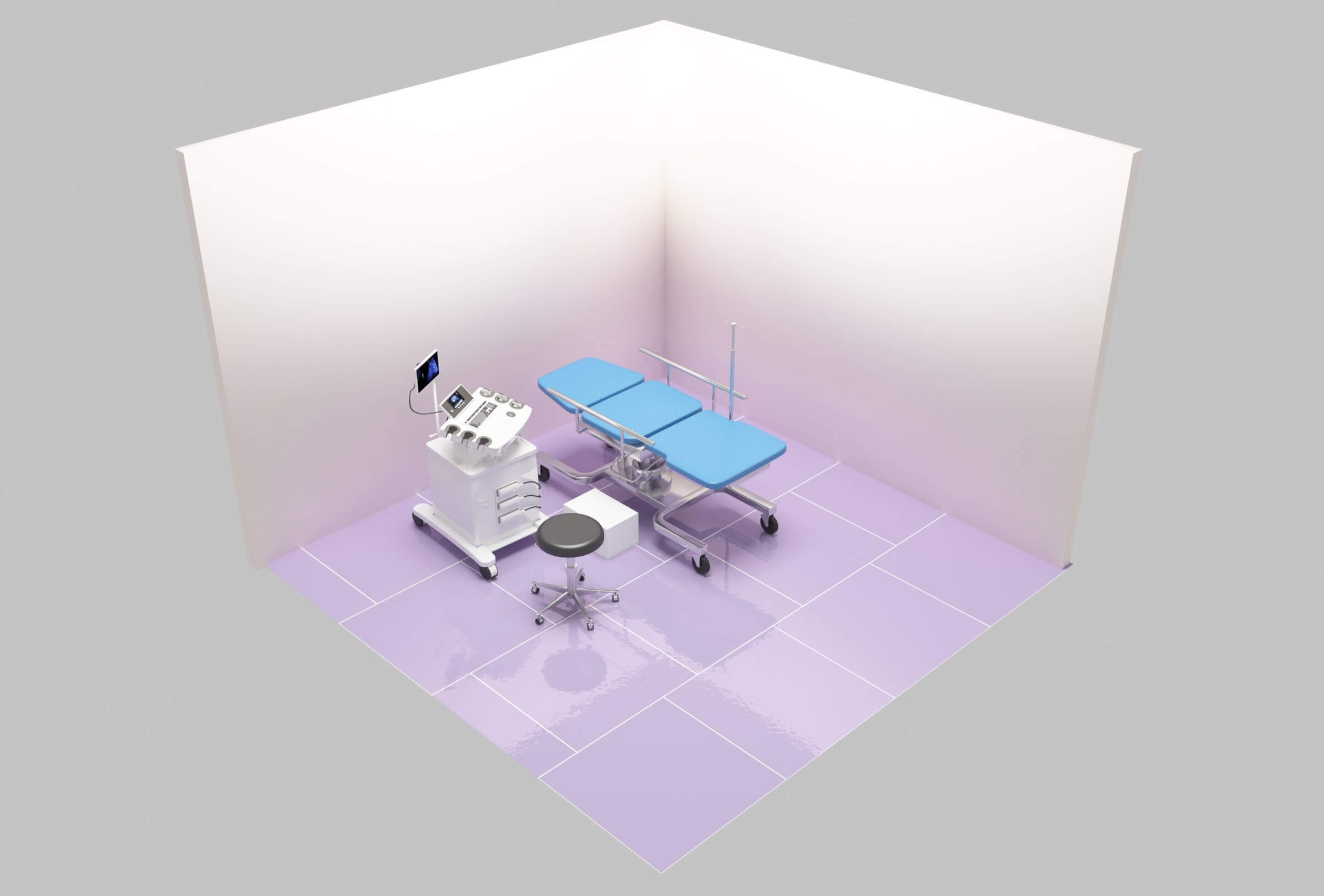 Ultrasound Room 3 - 4K 3D Model by Pictorer