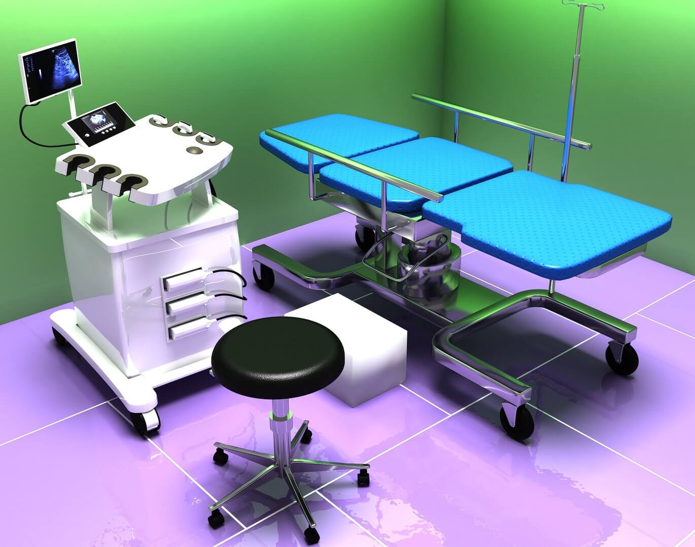 Ultrasound Room 2 - 3D Model by Pictorer