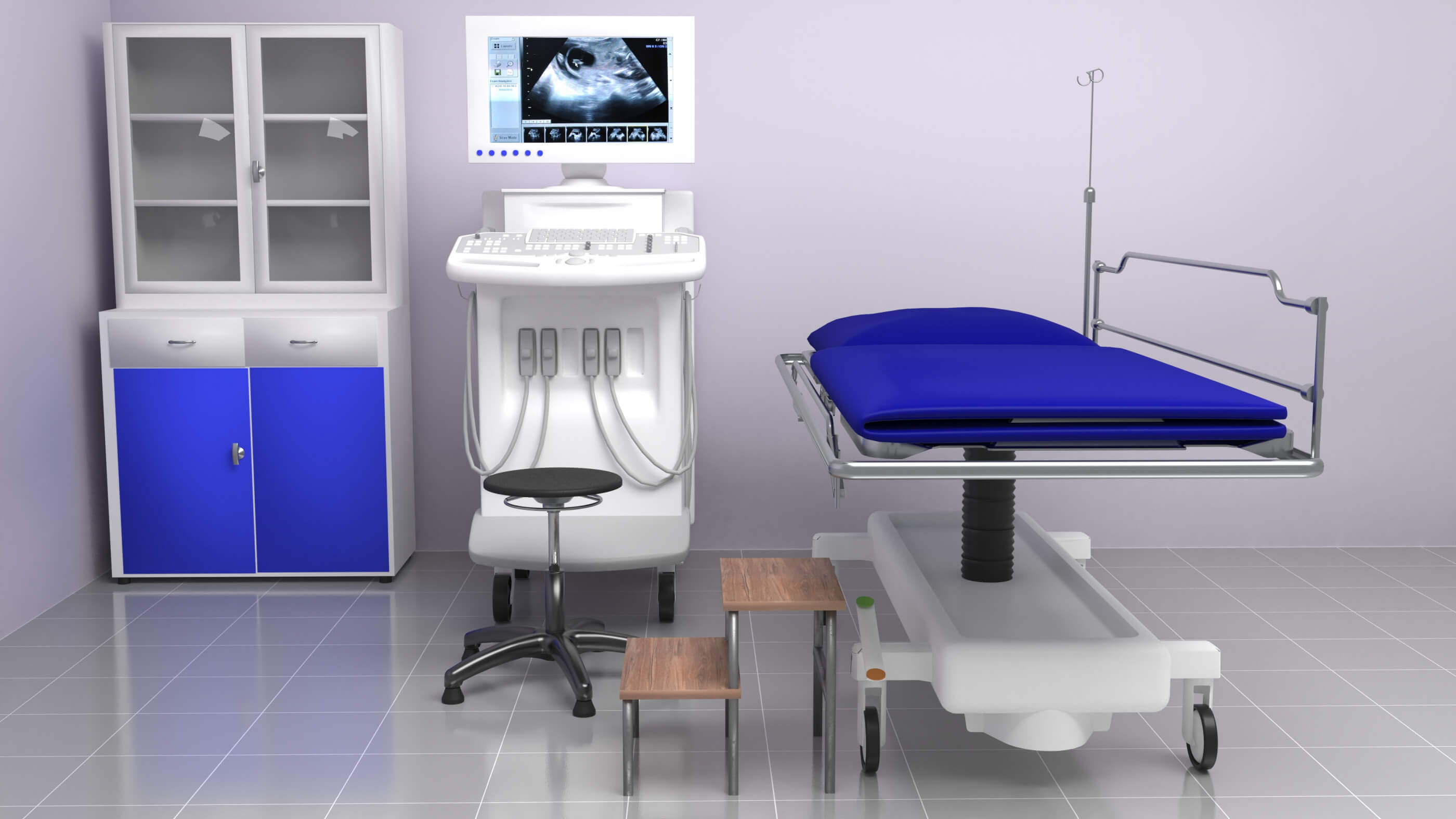 Ultrasound Room 3 - 3D Model by Pictorer