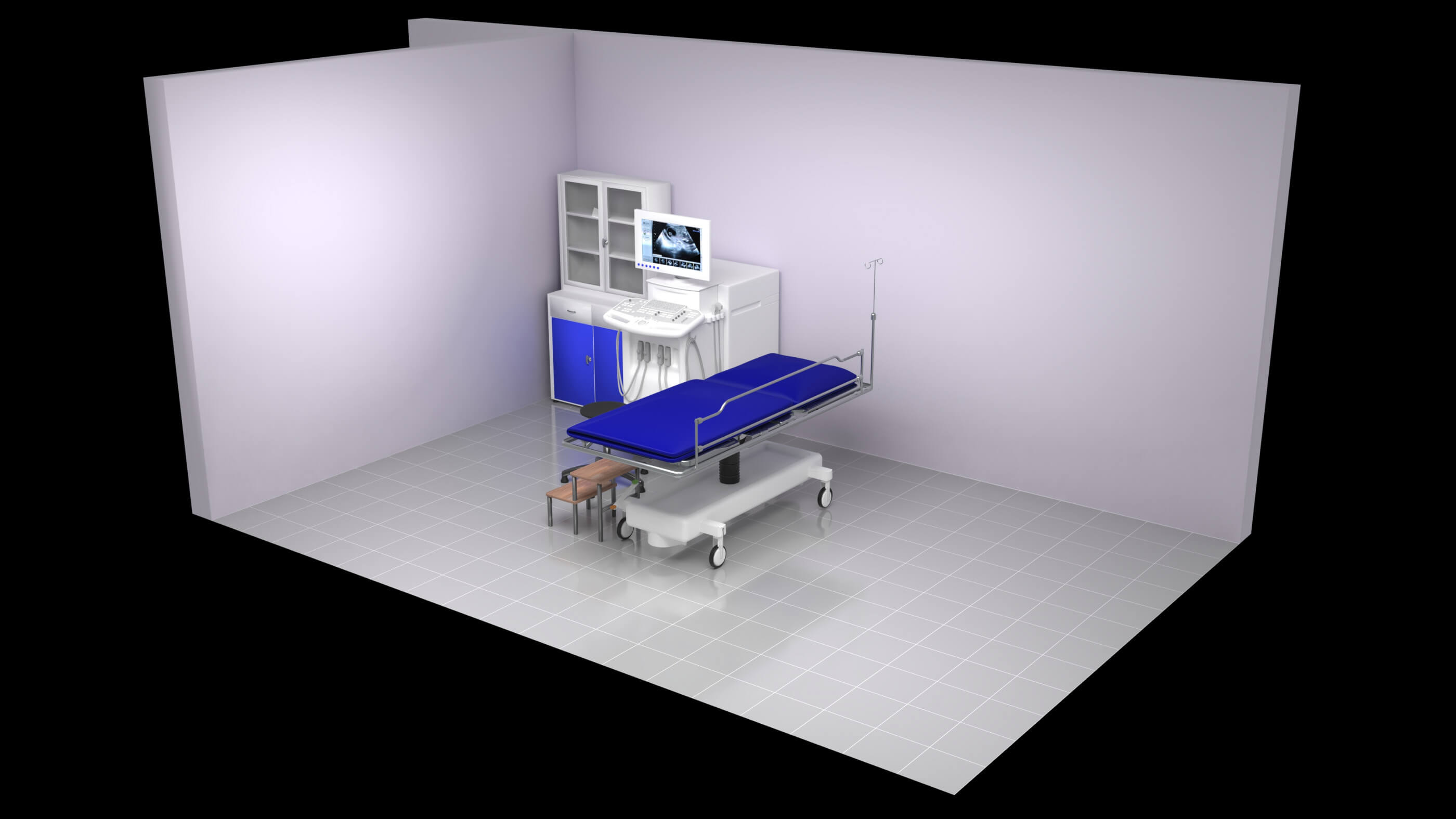 Ultrasound Room 4 - 4K 3D Model by Pictorer