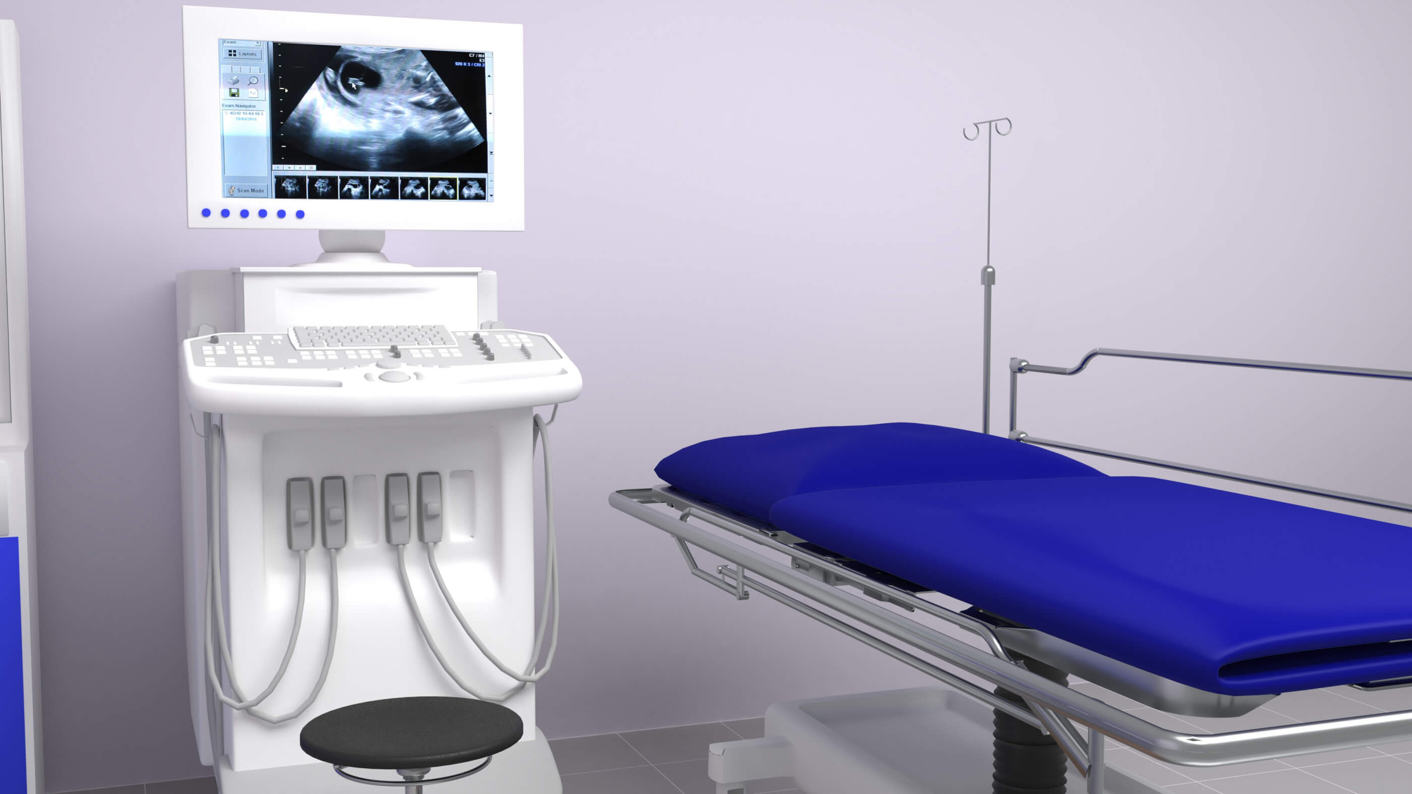 Ultrasound Room 4 - 4K 3D Model by Pictorer