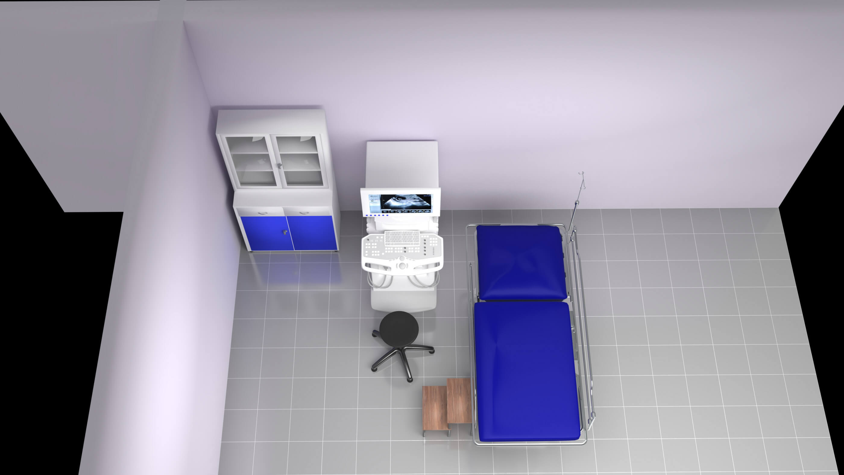 Ultrasound Room 4 - 4K 3D Model by Pictorer