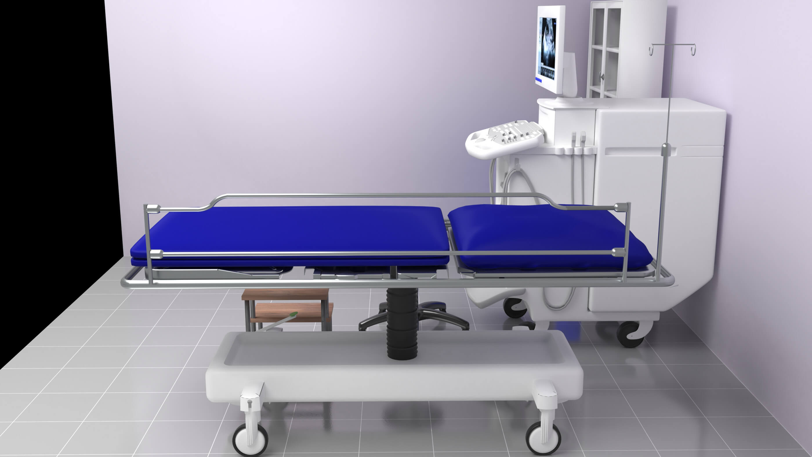 Ultrasound Room 4 - 4K 3D Model by Pictorer