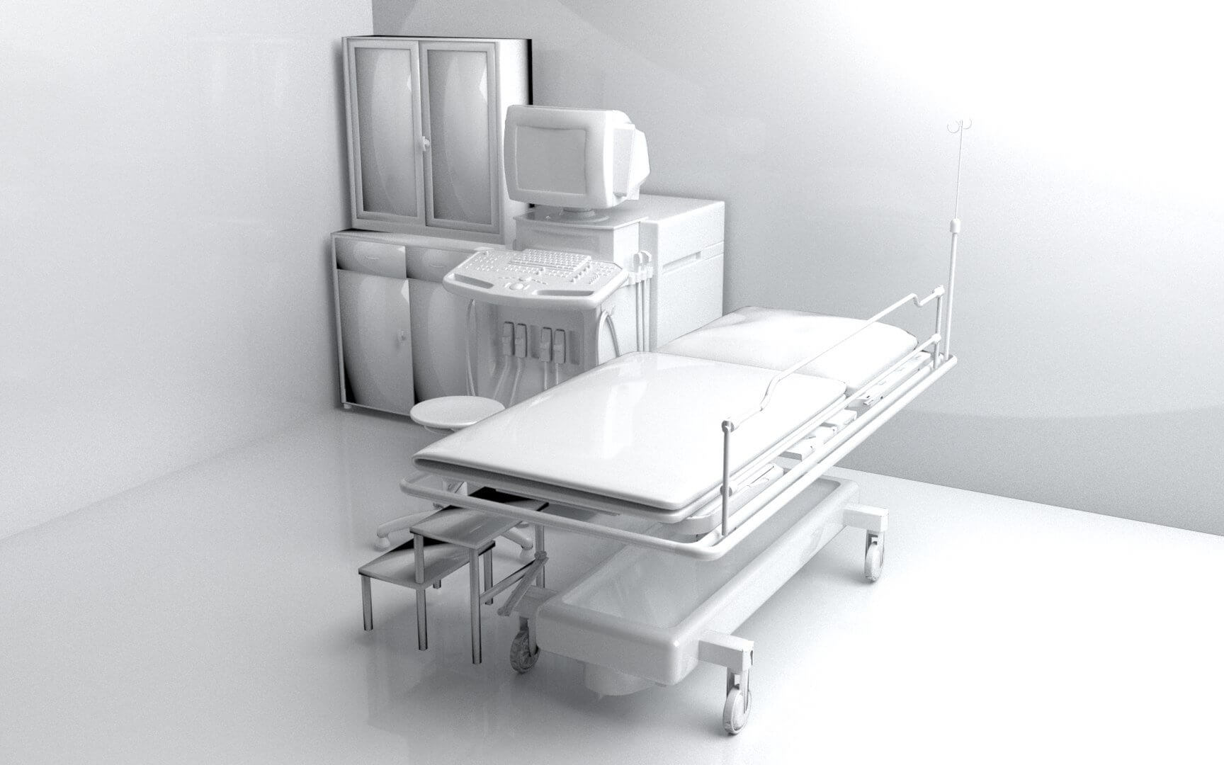 Ultrasound Room - 3D Model by Pictorer
