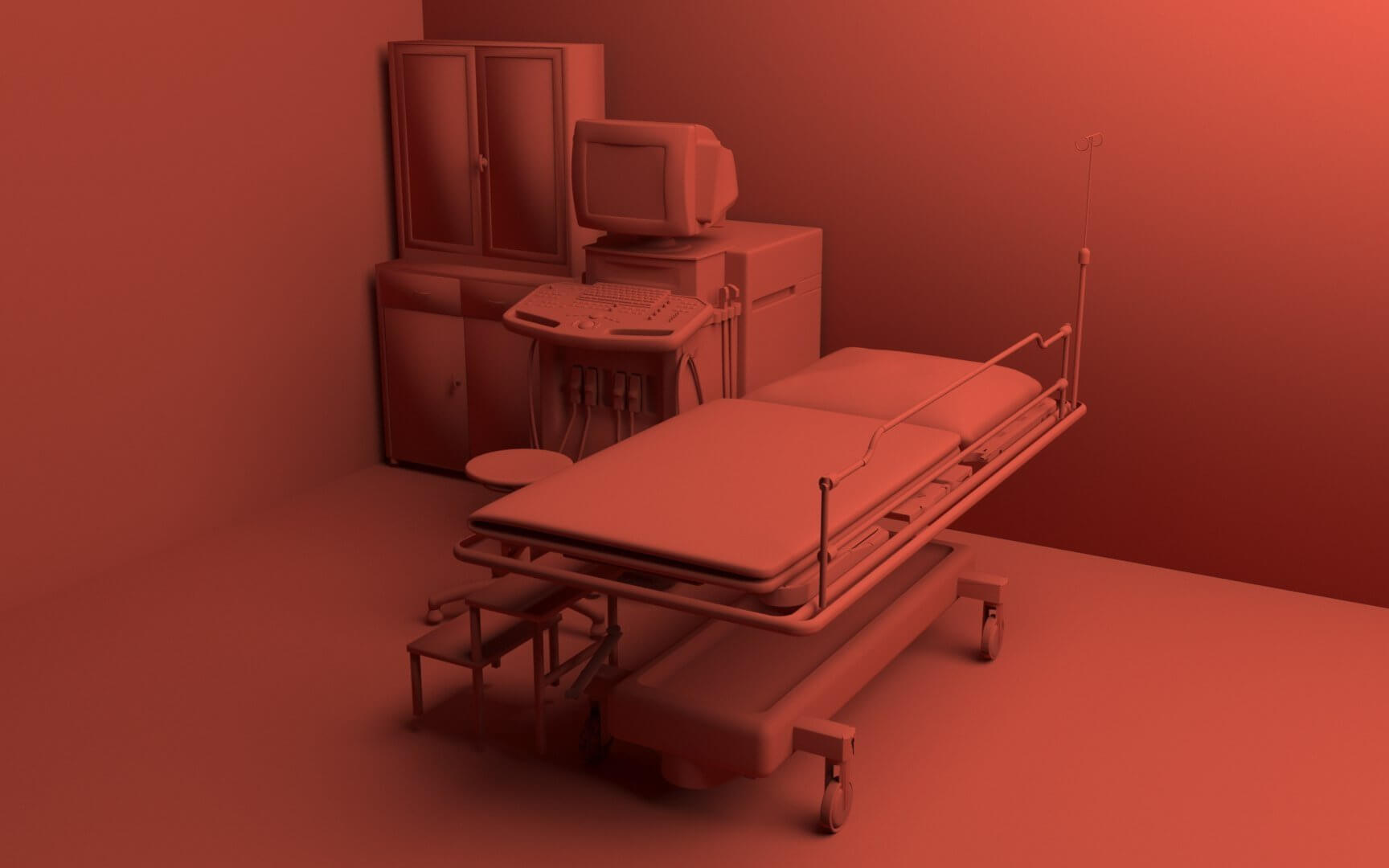 Ultrasound Room - 3D Model by Pictorer