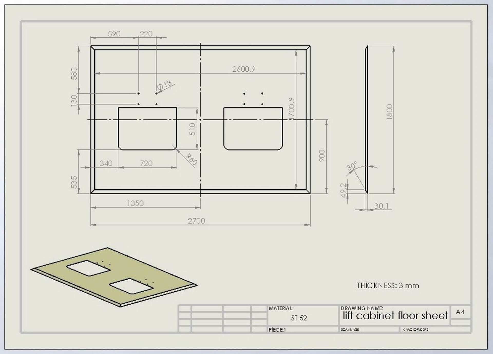 Underground Waste Bin - 3D Model by Pictorer