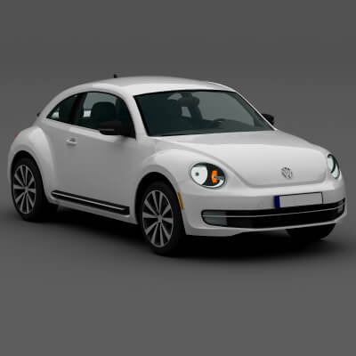 Volkswagen Beetle - 3D Model by Pictorer