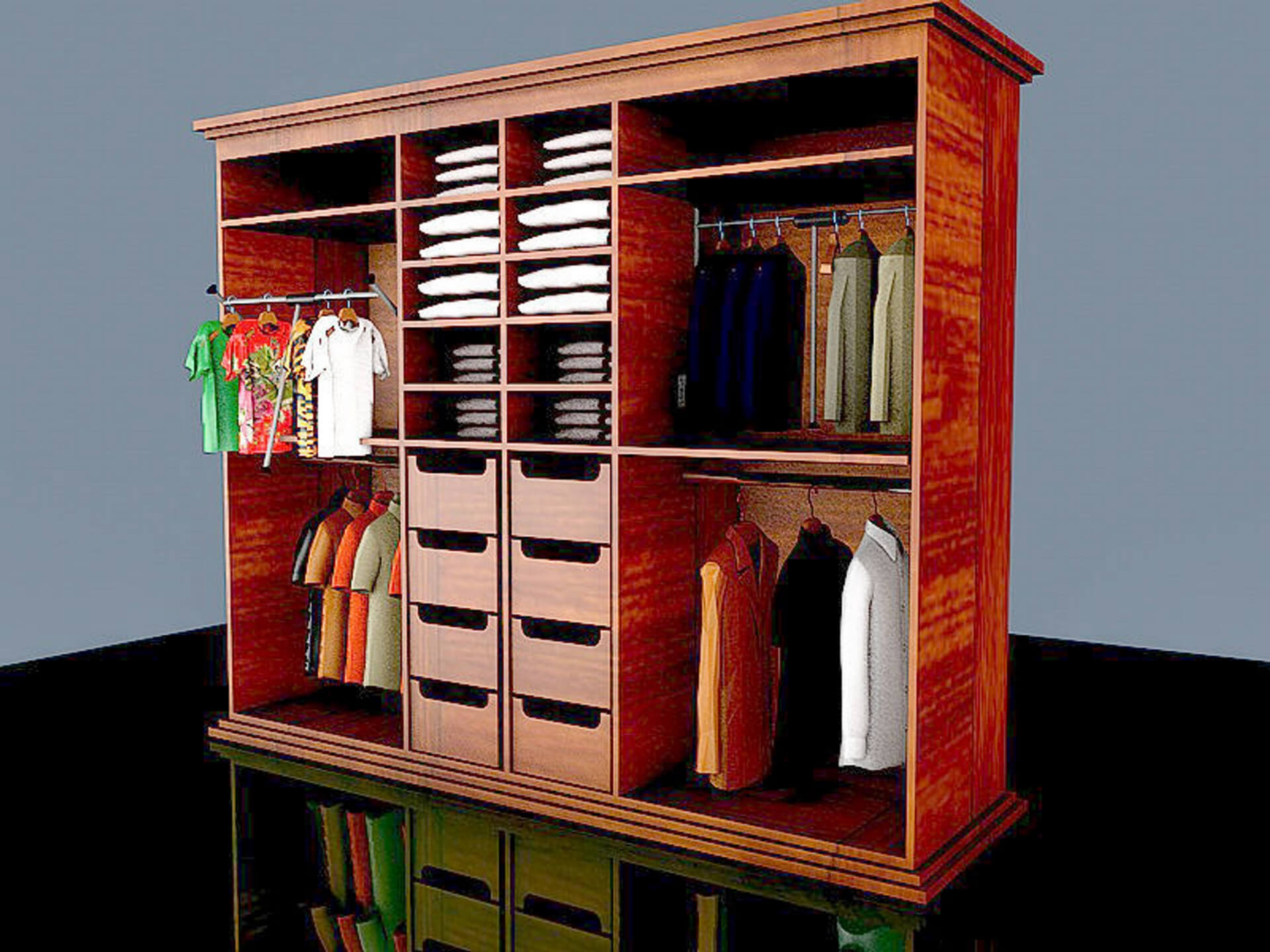 Full Wardrobe - 3D Model by Pictorer