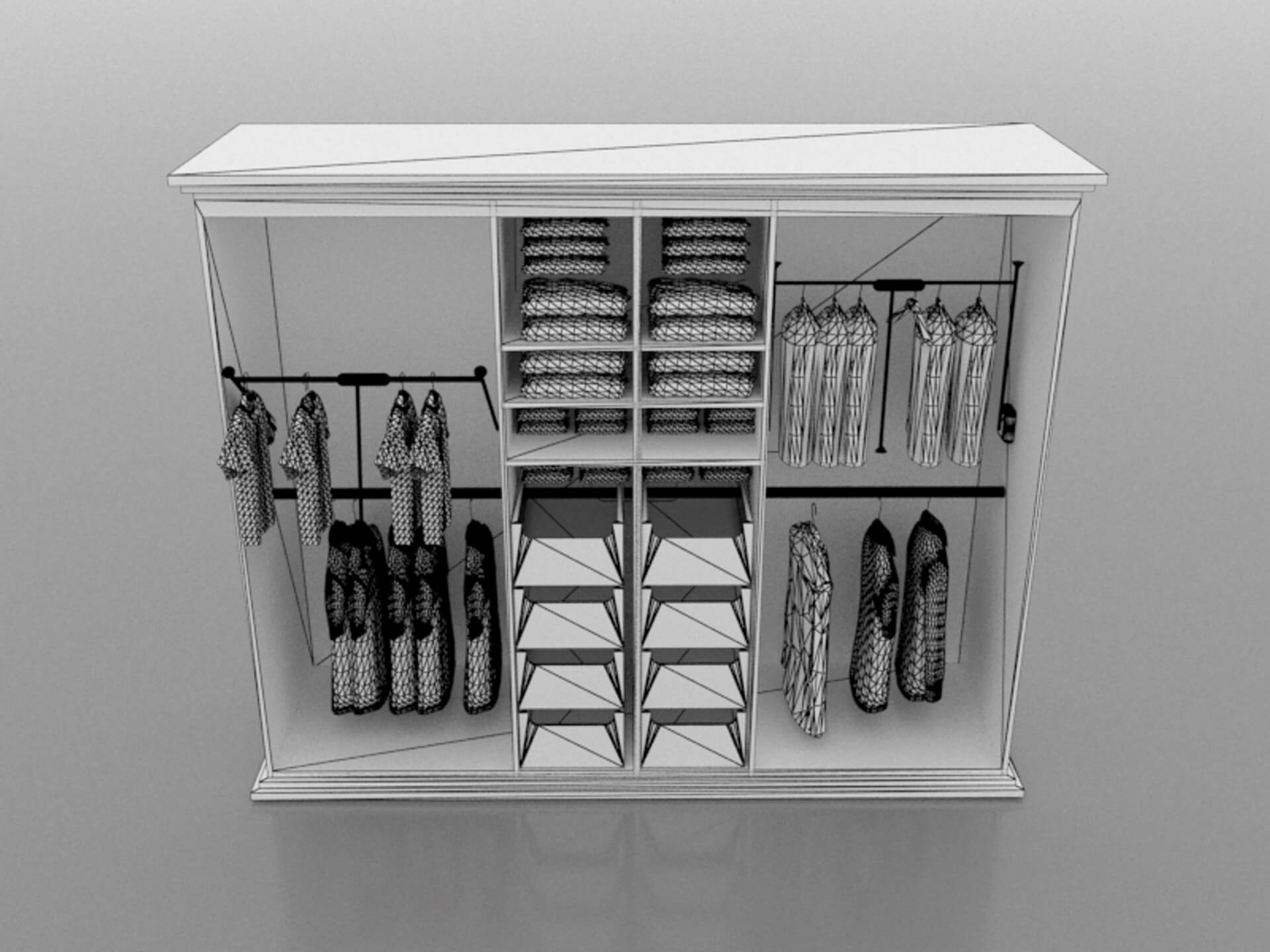 Full Wardrobe - 3D Model by Pictorer