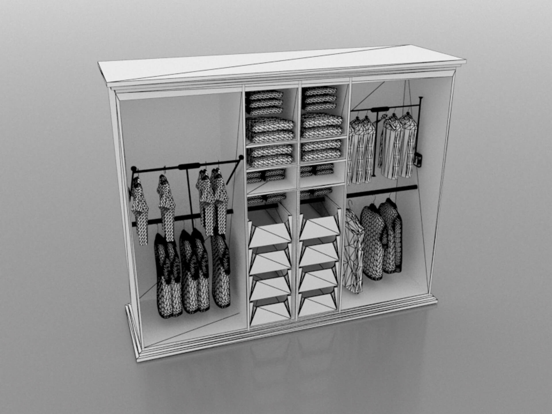 Full Wardrobe - 3D Model by Pictorer