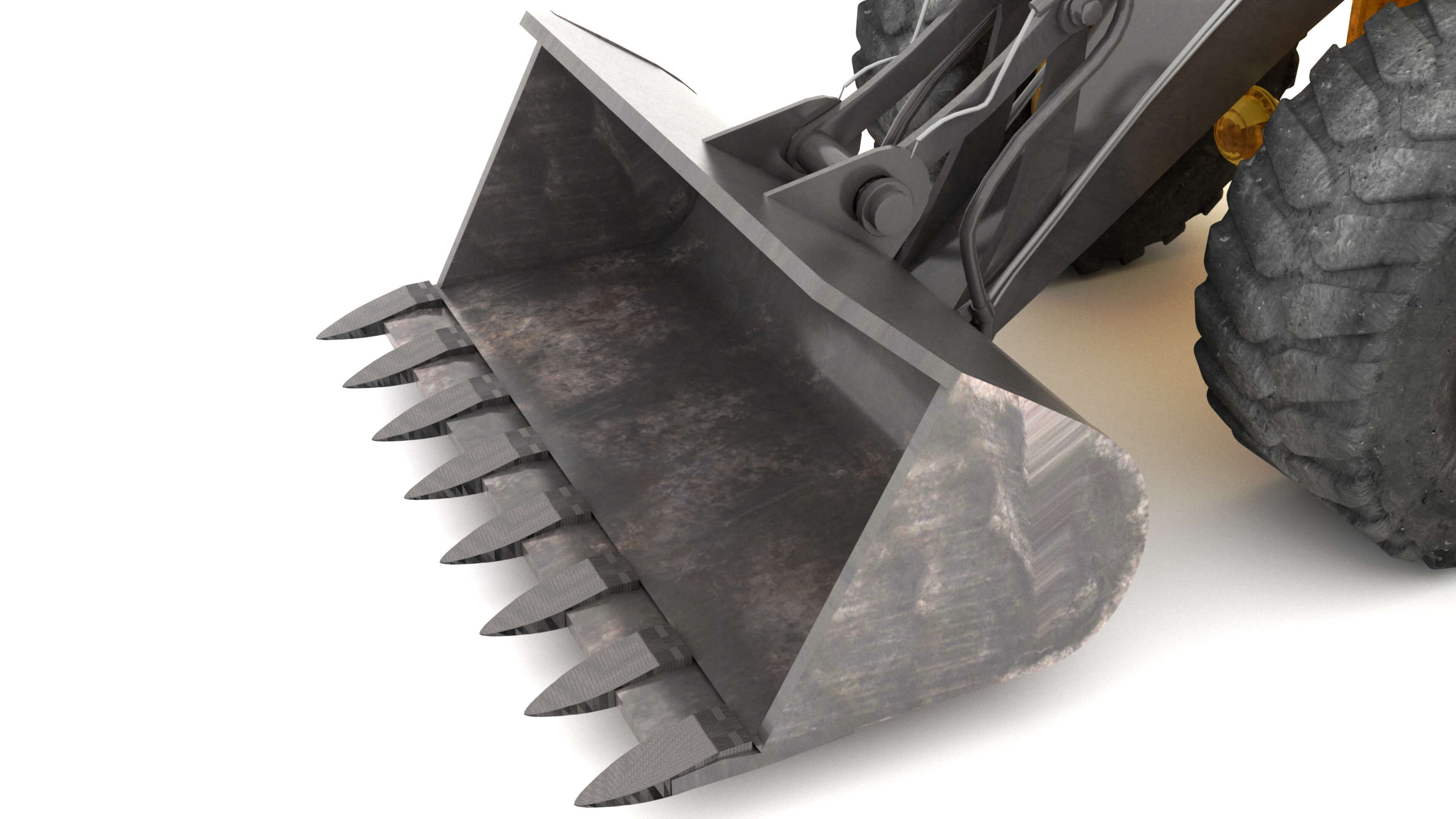 Wheel Loader 4K - 3D Model by Pictorer