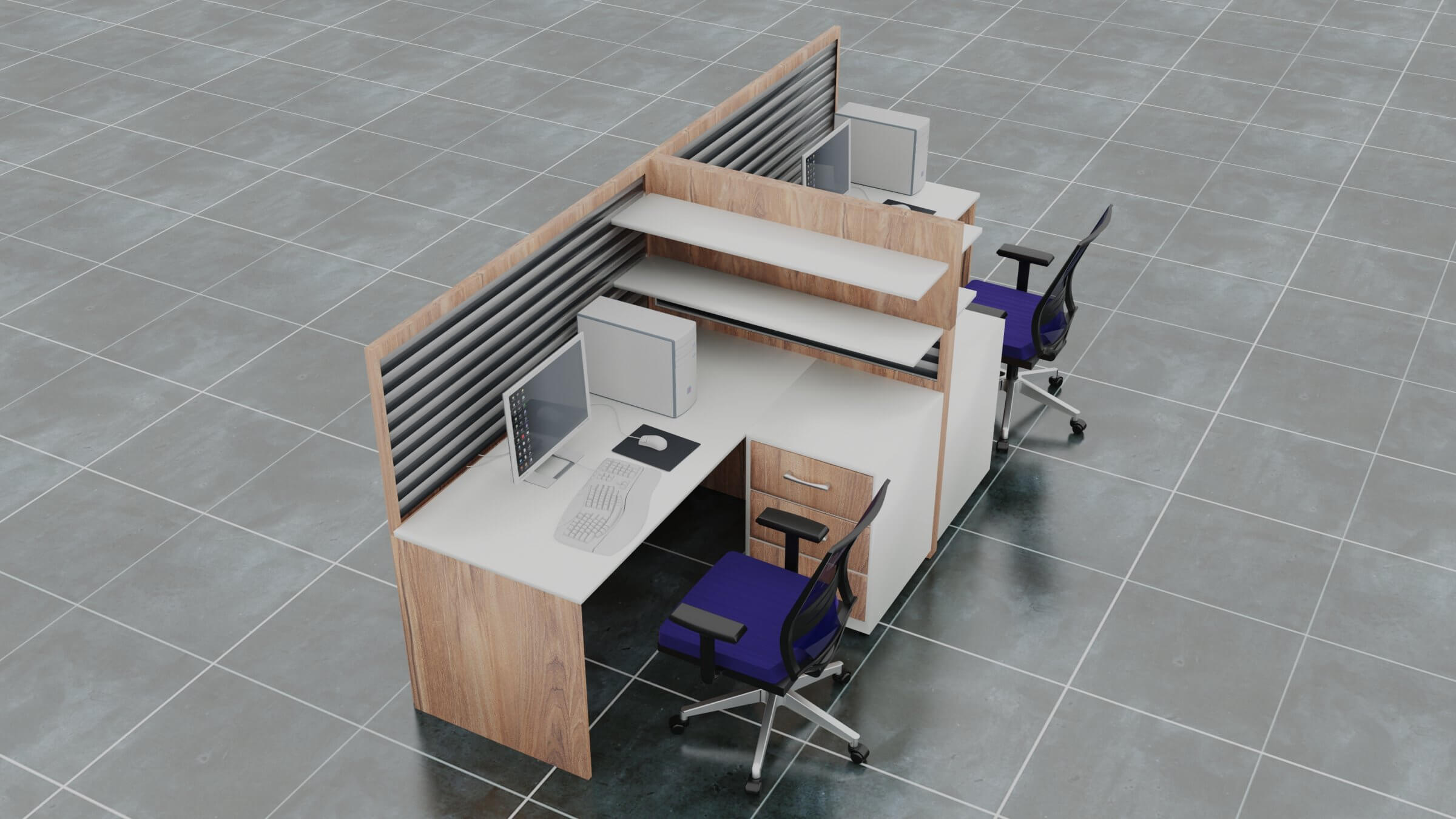 Office Workstation 4K - 3D Model by Pictorer