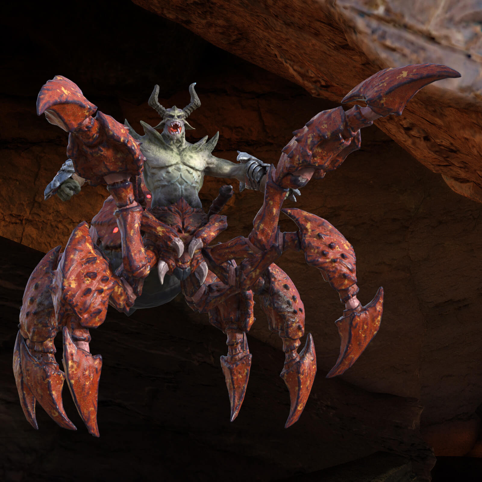 Monster Spider - 3D Model by pig_ruy