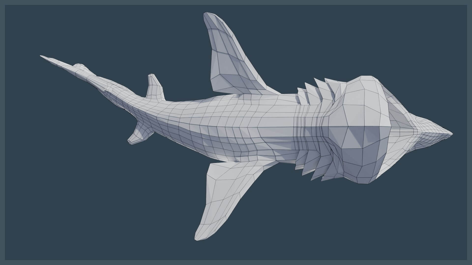 Animated Basking Shark - 3D Model by Pig Scales Studio
