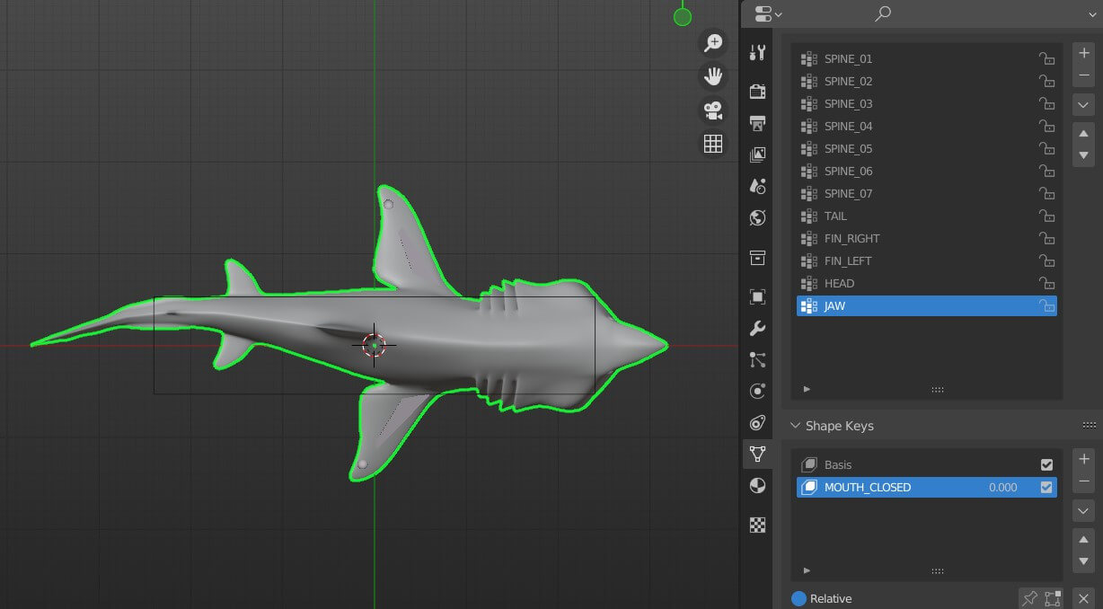 Animated Basking Shark - 3D Model by Pig Scales Studio