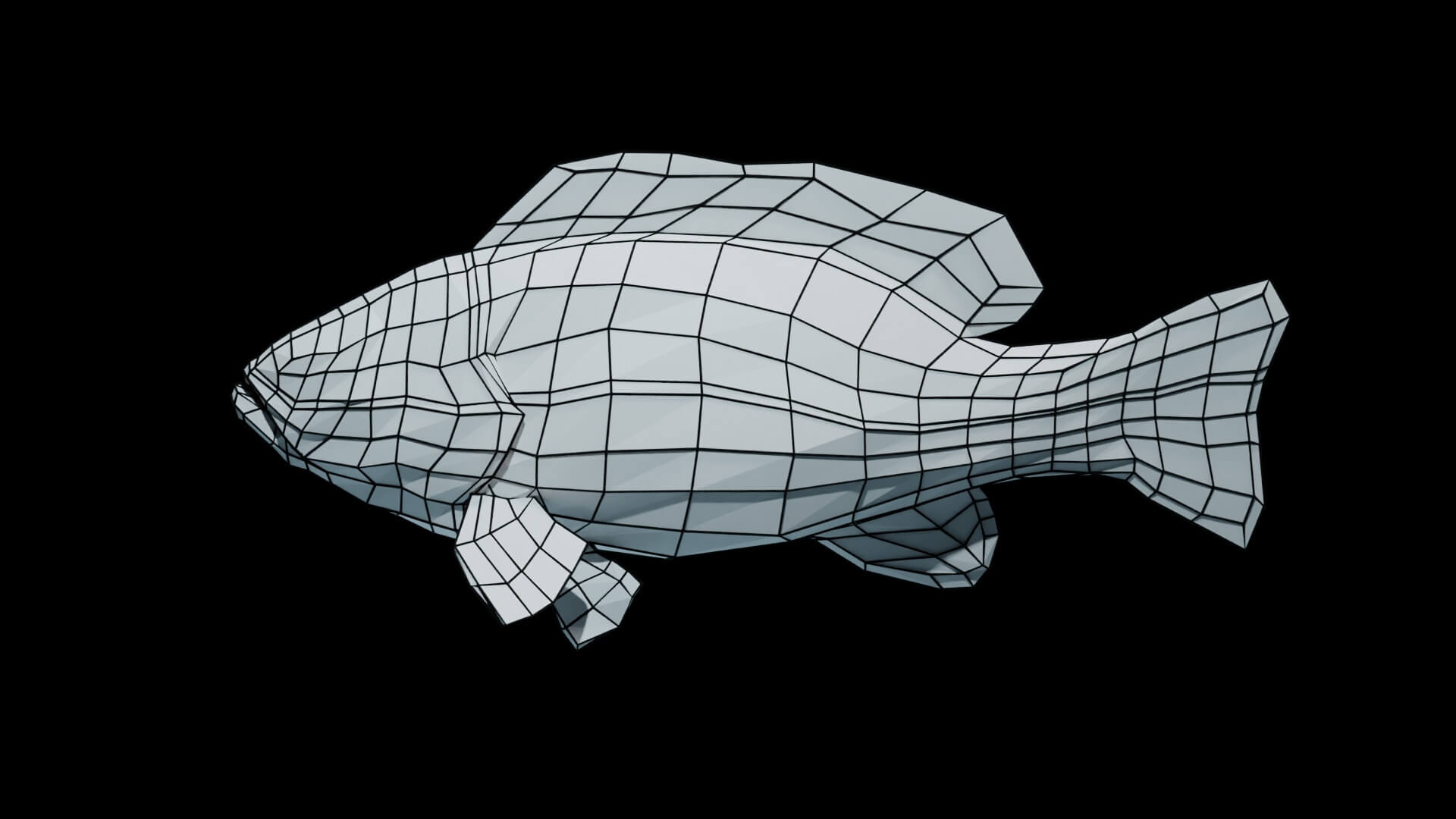 Animated Smallmouth Bass - 3D Model by Pig Scales Studio