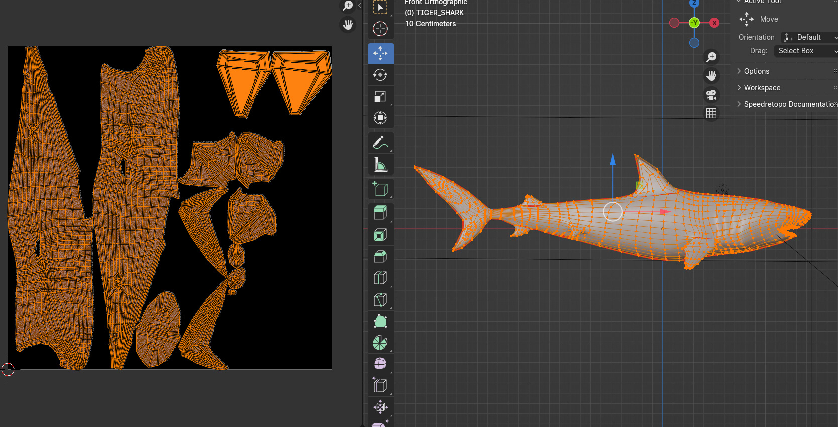 Animated Tiger Shark - 3D Model by Pig Scales Studio