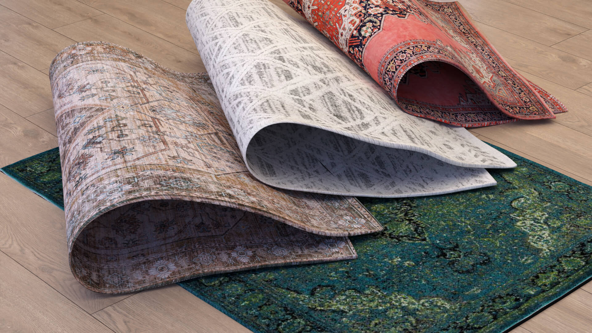 Antique Rugs - 3D Model by Pig Scales Studio