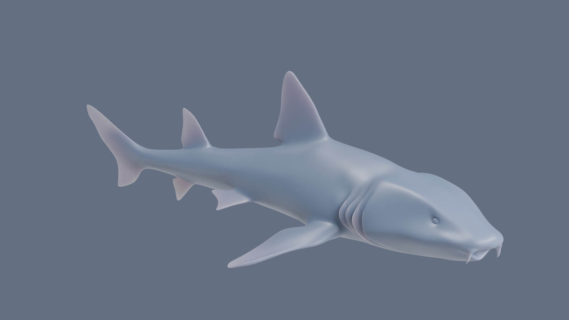 Bamboo Shark Figurine - 3D Model by Pig Scales Studio