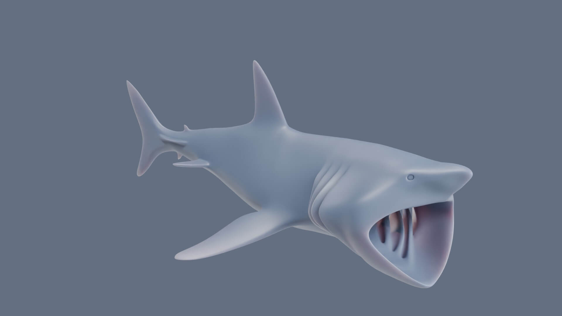 Basking Shark 3D Print Model by Pig Scales Studio