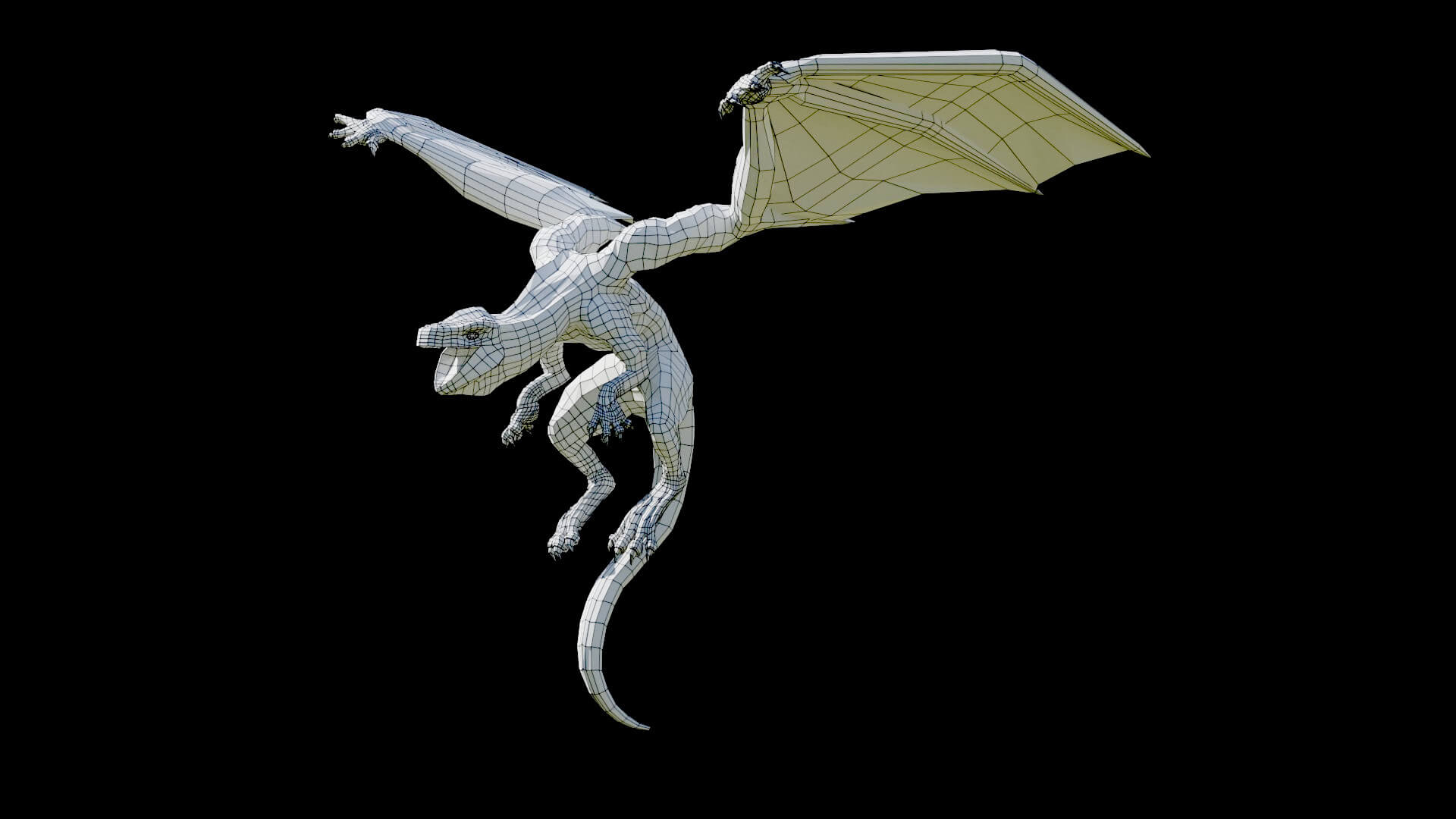 Dragon Base Mesh - 3D Model by Pig Scales Studio