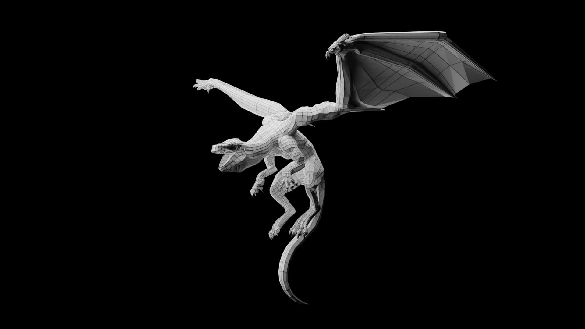 Dragon Base Mesh - 3D Model by Pig Scales Studio