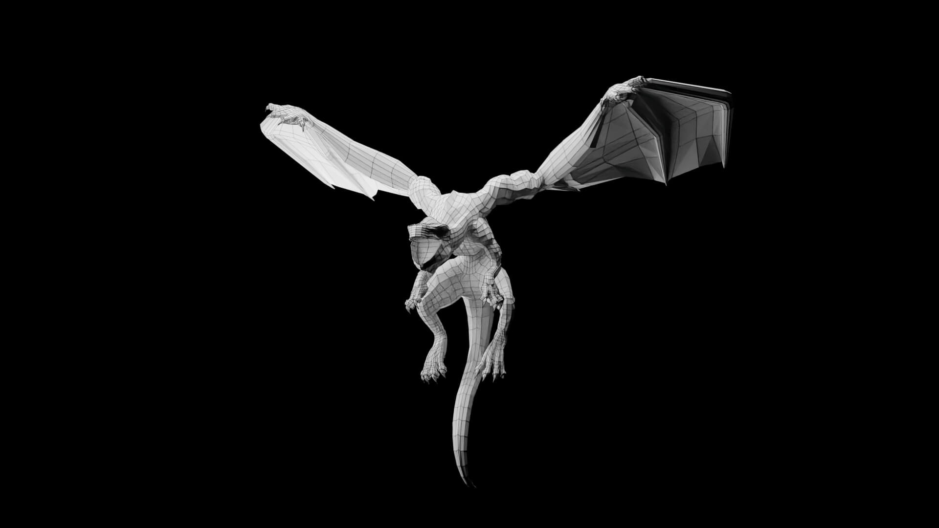 Dragon Base Mesh - 3D Model by Pig Scales Studio