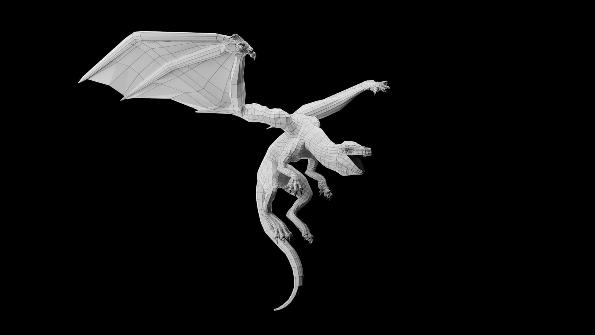 Dragon Base Mesh - 3D Model by Pig Scales Studio