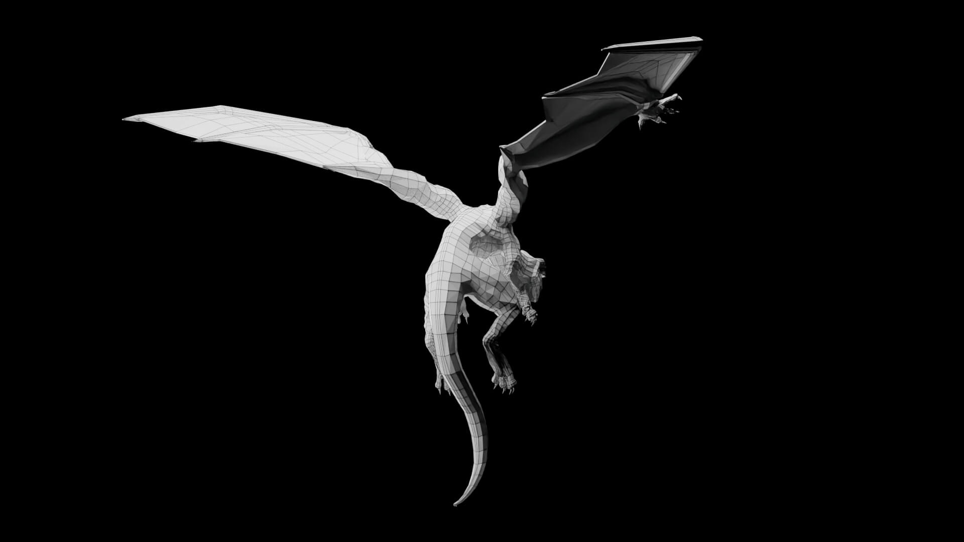 Dragon Base Mesh - 3D Model by Pig Scales Studio