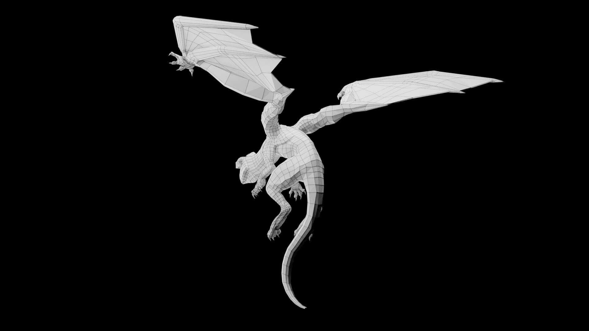 Dragon Base Mesh - 3D Model by Pig Scales Studio