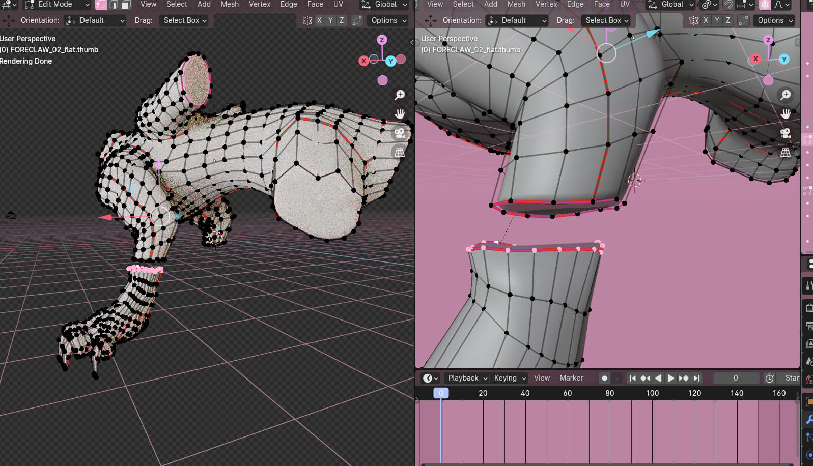 Dragon Bodyparts Base Meshes - 3D Model by Pig Scales Studio
