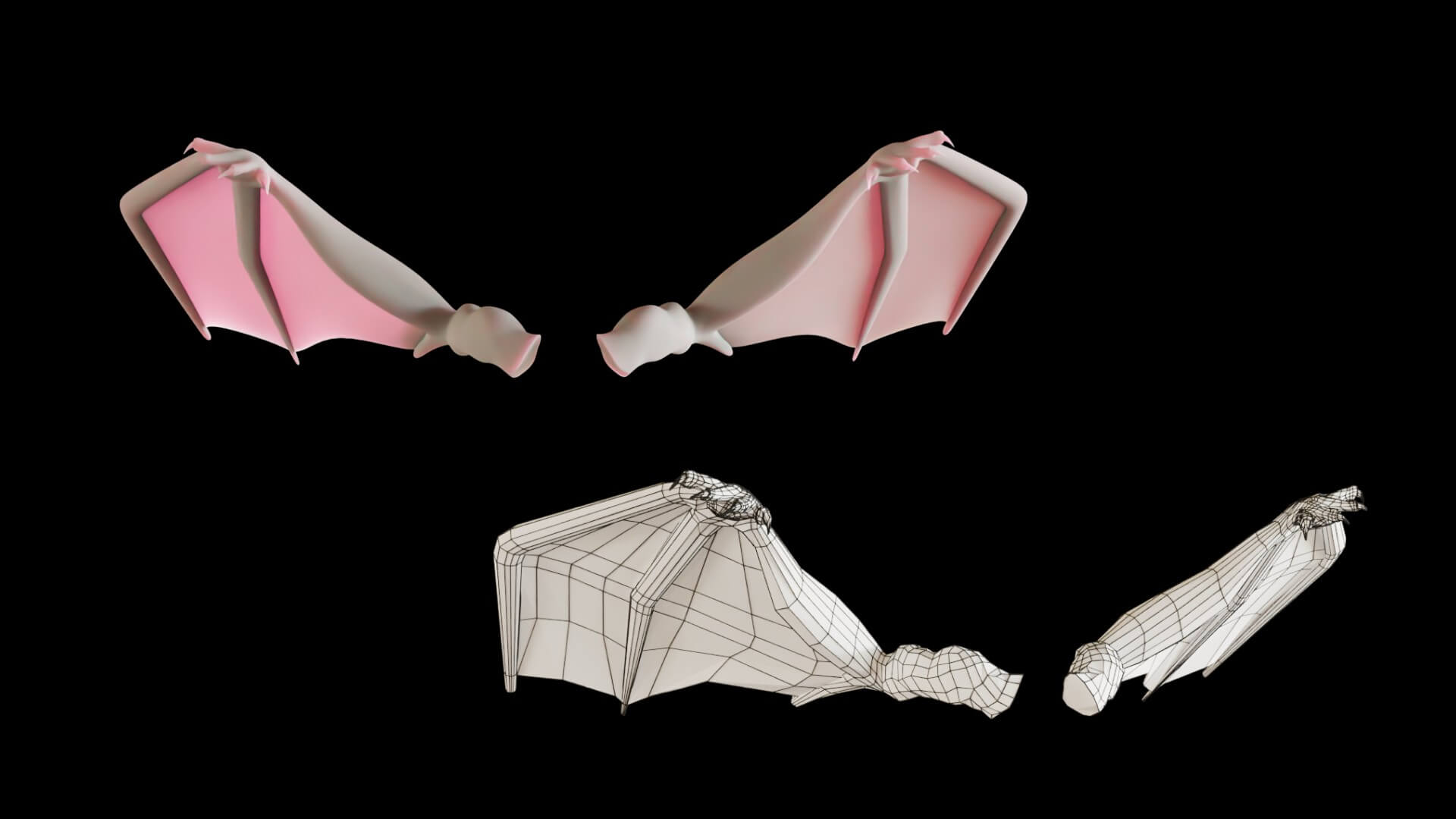 Dragon Bodyparts Base Meshes - 3D Model by Pig Scales Studio