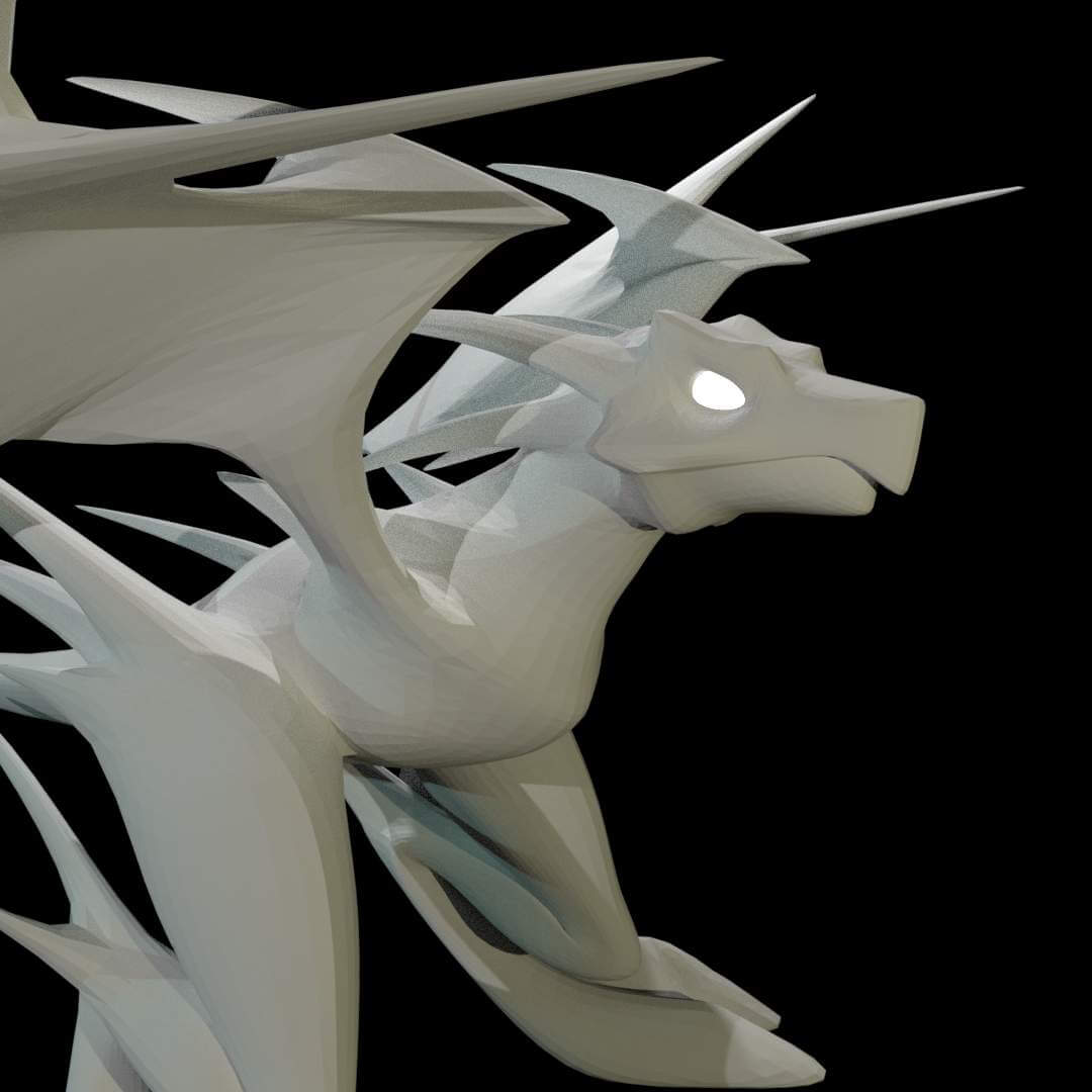 Flying Dragon - Free 3D Model by Pig Scales Studio