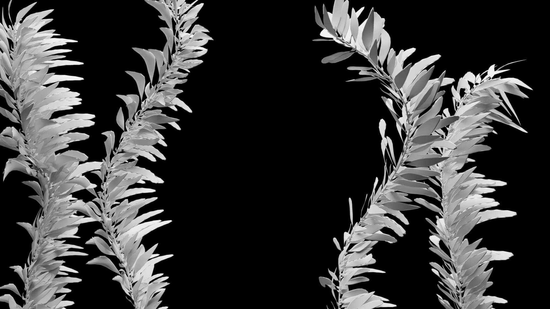 Kelp Forest 3D Render, Digital Art by Pig Scales Studio