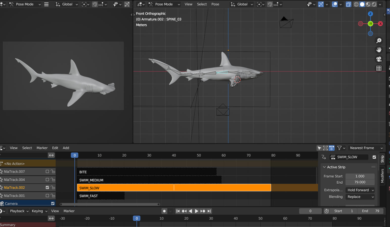 Hammerhead Shark - 3D Model by Pig Scales Studio